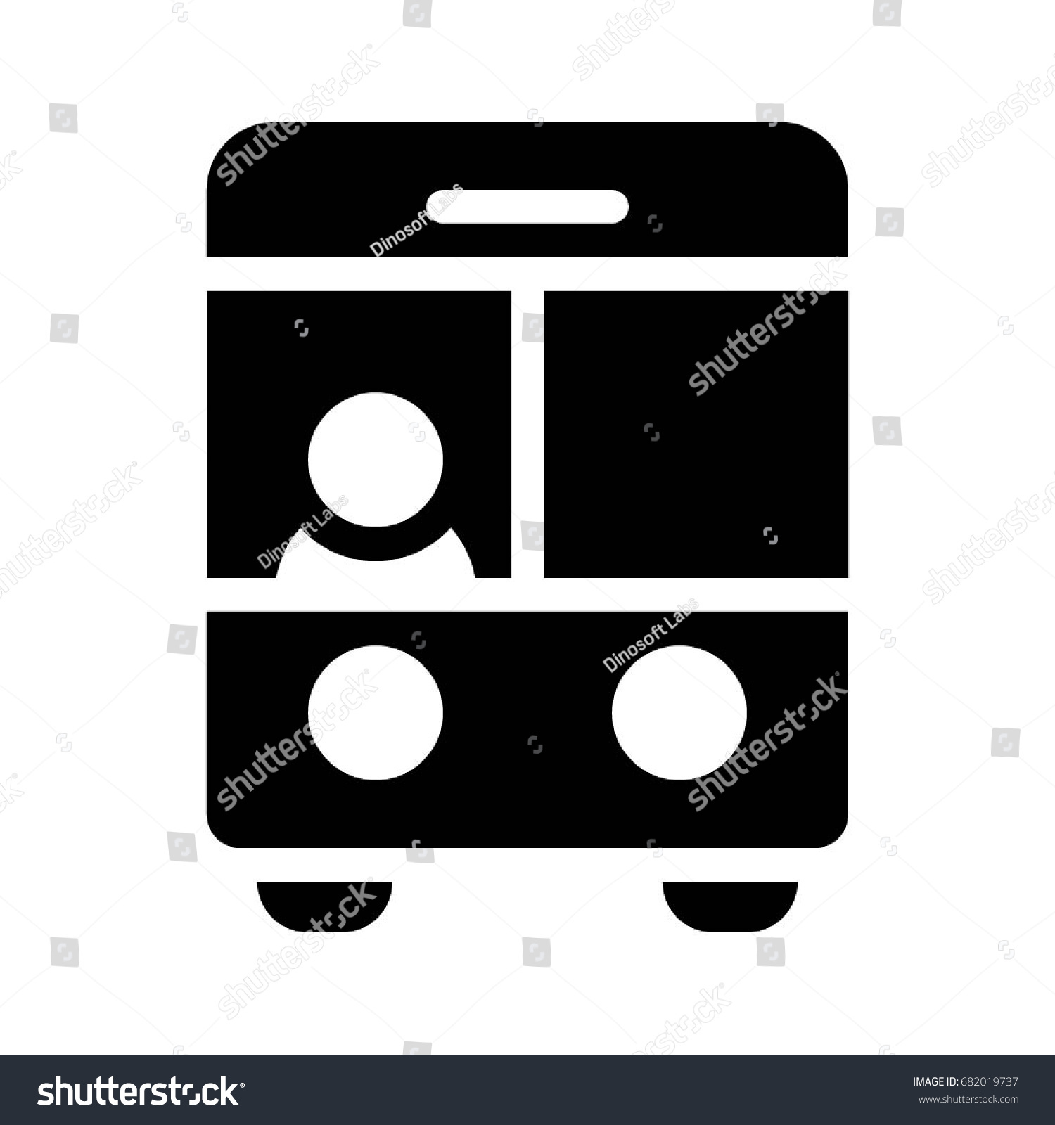 Truck Driver Stock Vector (Royalty Free) 682019737 | Shutterstock