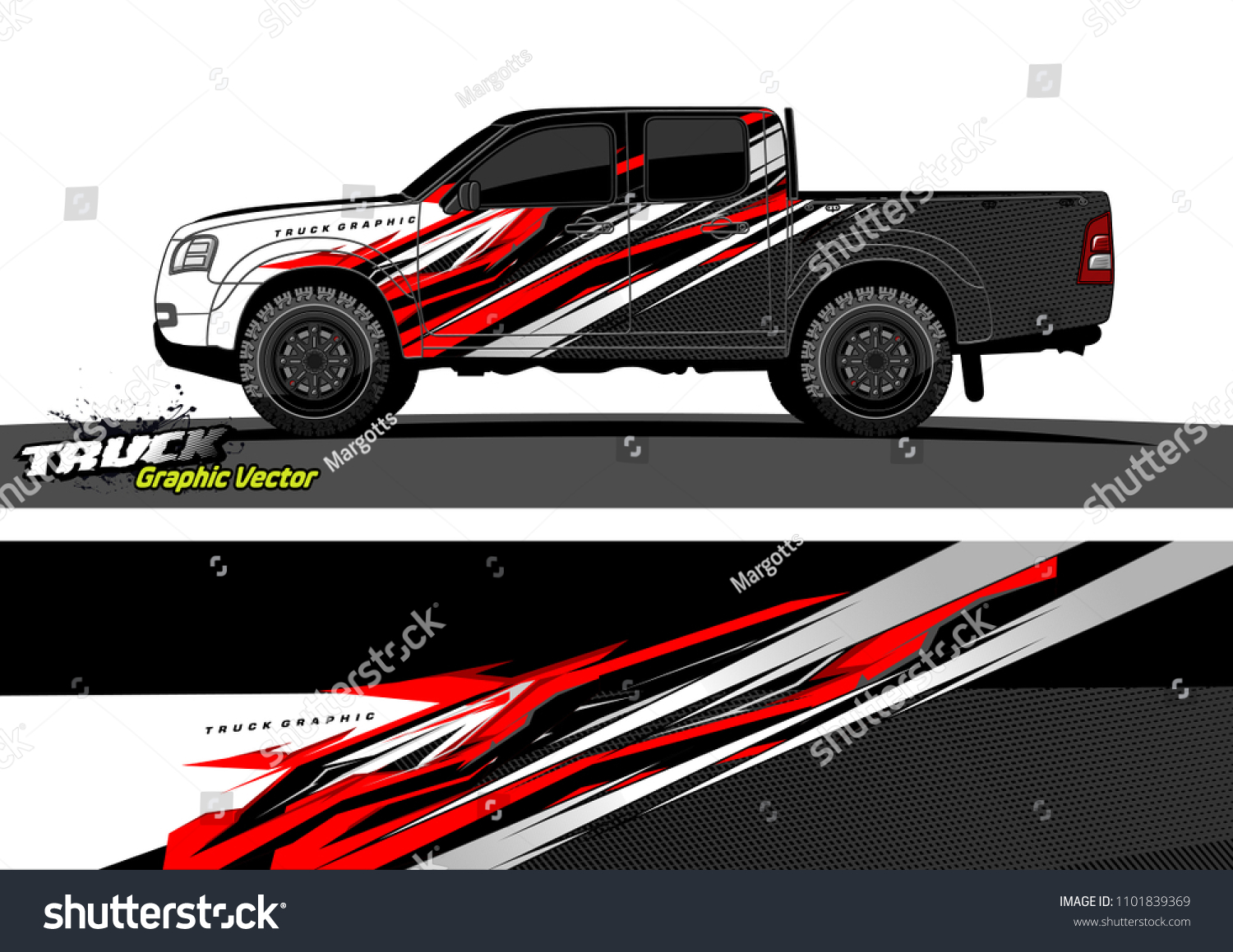 Truck Livery Vector: เวกเตอร์สต็อก (ปลอดค่าลิขสิทธิ์) 1101839369