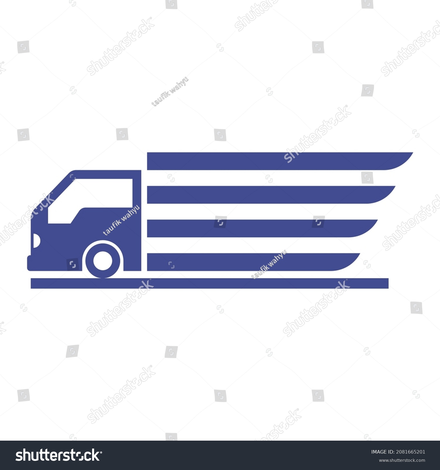 Truck Logo Simple Clean Elegance Stock Vector (Royalty Free) 2081665201 ...
