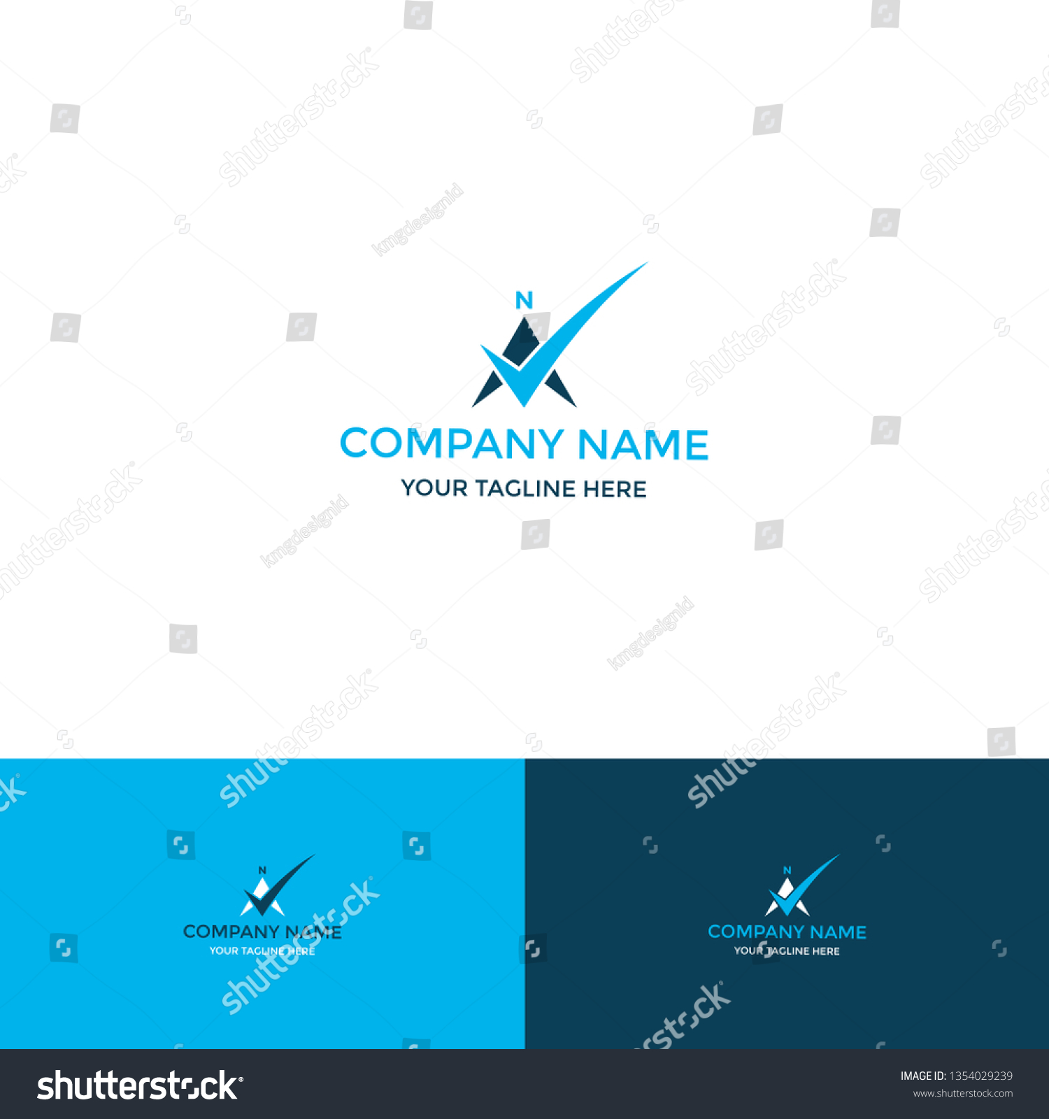 True North Logo Stock Vector (Royalty Free) 1354029239