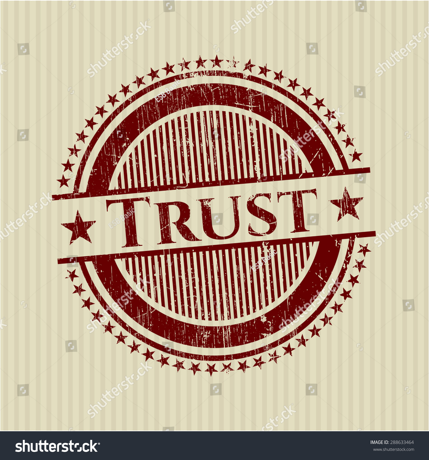 Trust Rubber Seal Stock Vector (Royalty Free) 288633464 | Shutterstock