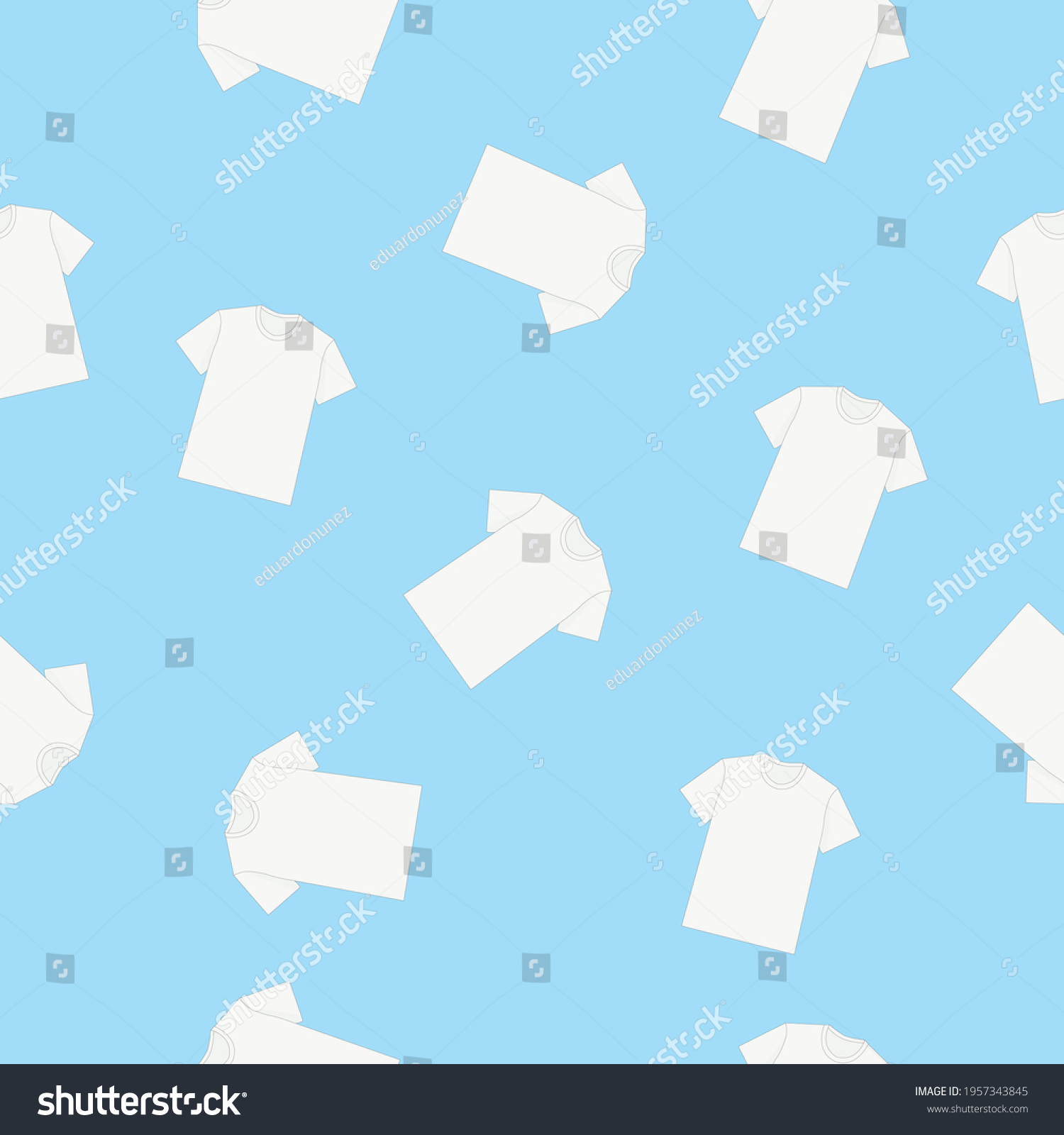 Tshirts Pattern Vector Seamles Pattern Wallpaper Stock Vector (Royalty ...