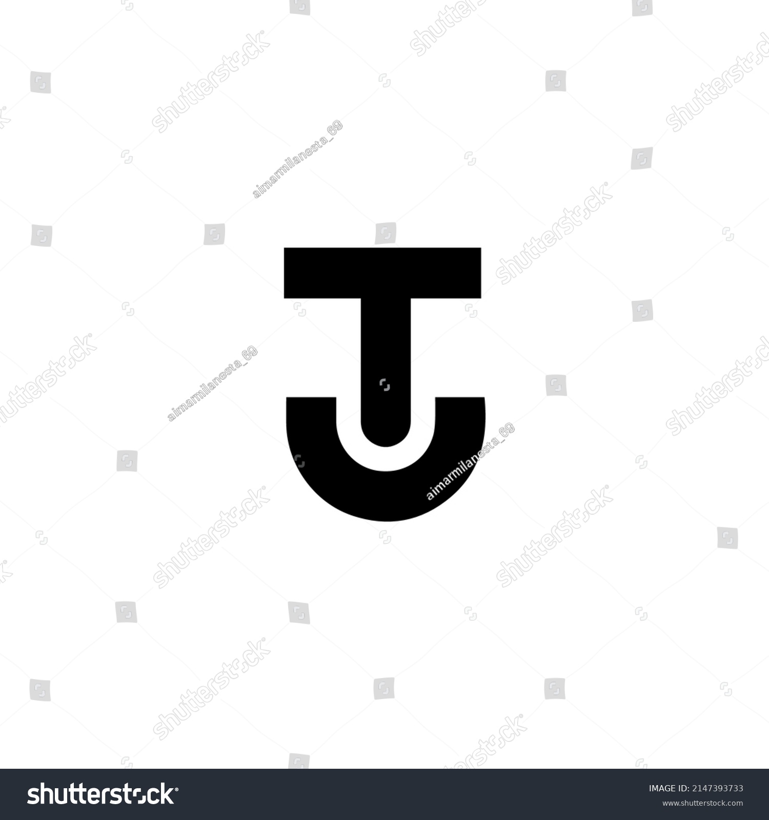 Tu Letter Logo Vector Illustration Stock Vector (Royalty Free ...