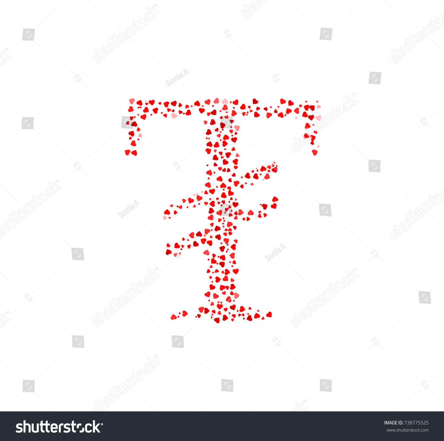 Tugrik Sign Stock Vector (Royalty Free) 738775525