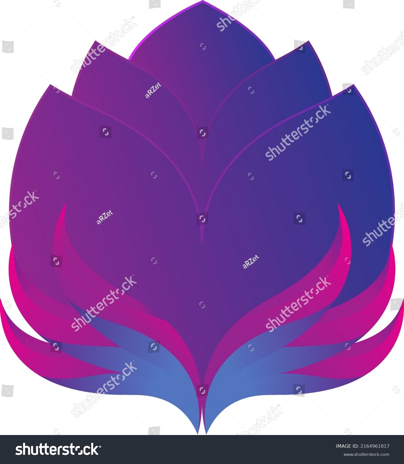 Tulips Icon Logo Vector Flower Simple Stock Vector (Royalty Free ...