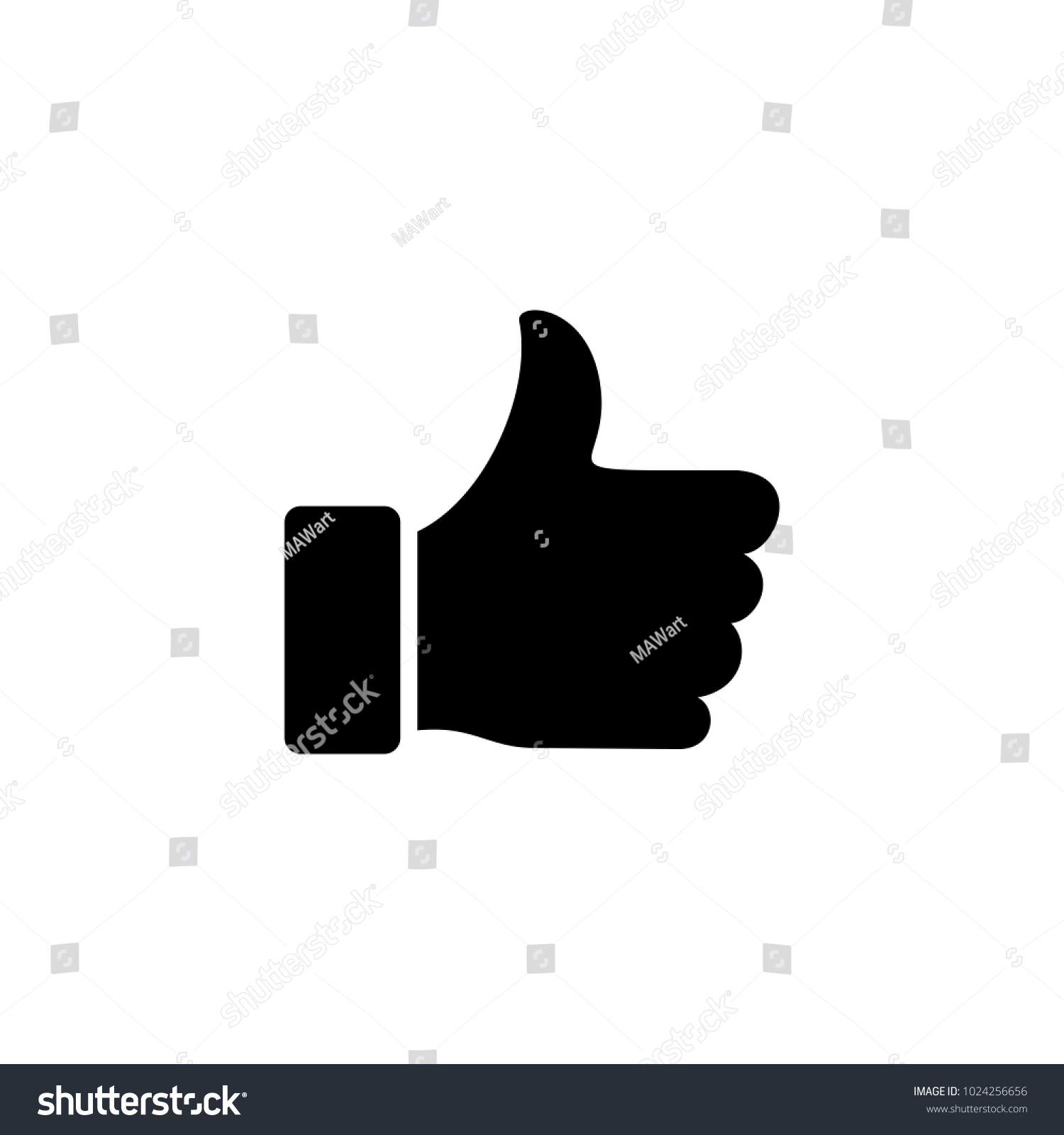 Tumbs Logo Design Icon Stock Vector (Royalty Free) 1024256656