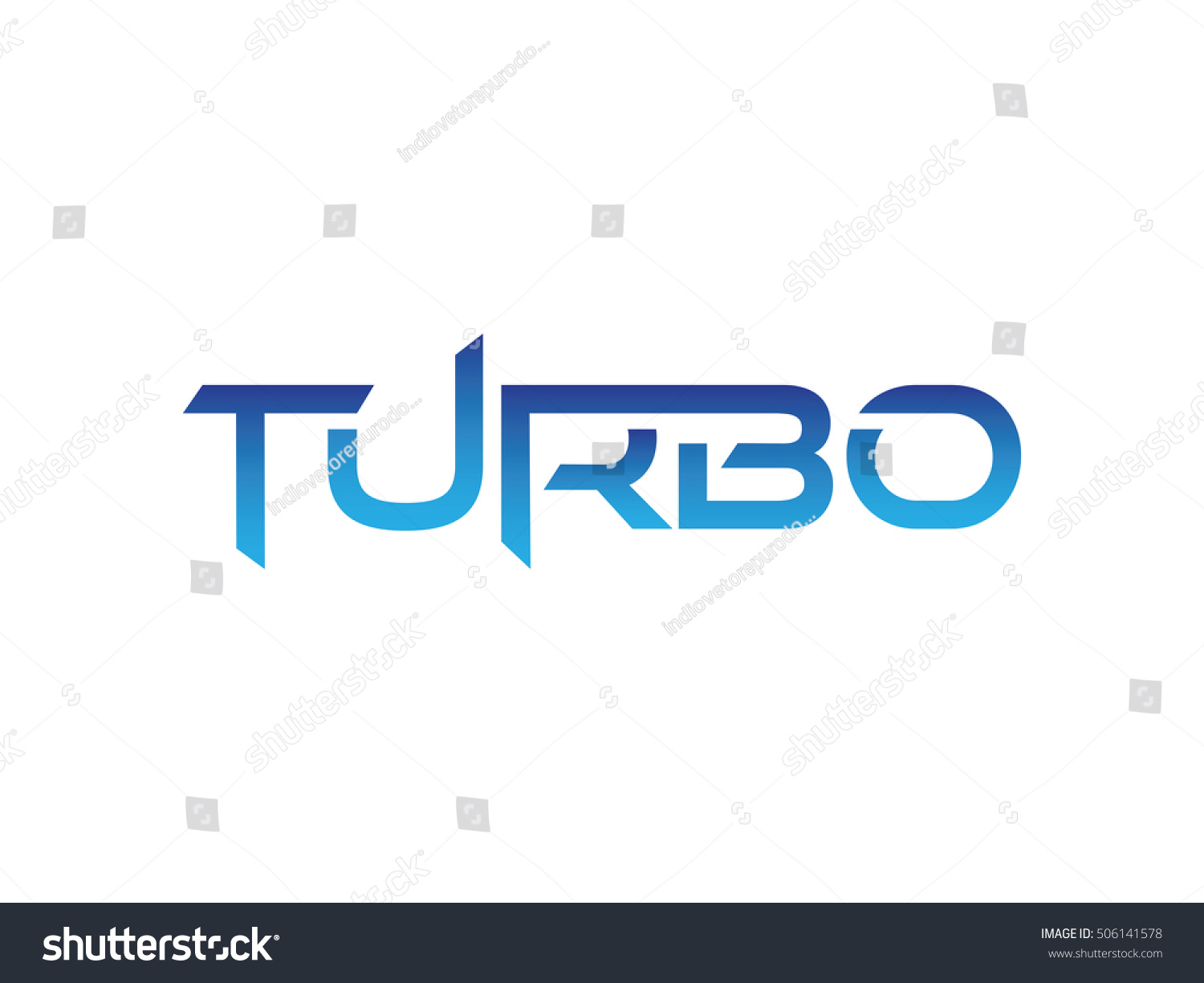Turbo Logo Vector Stock Vector (Royalty Free) 506141578