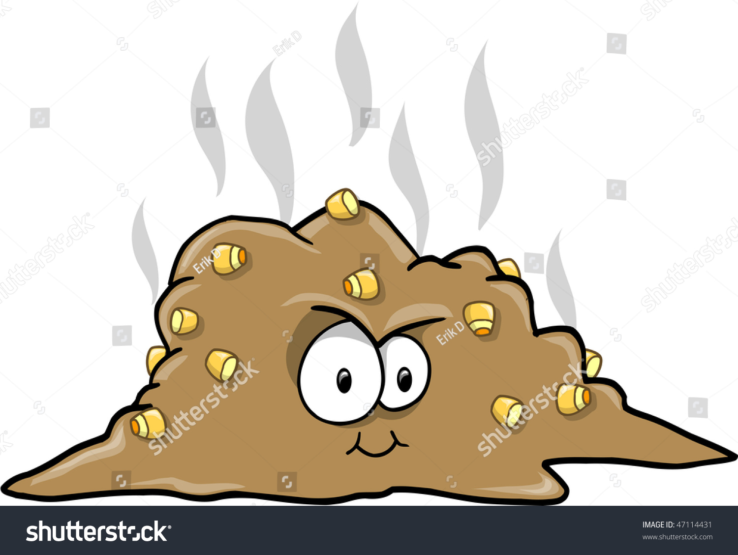 Turd Poop Vector Illustration Stock Vector 47114431 - Shutterstock