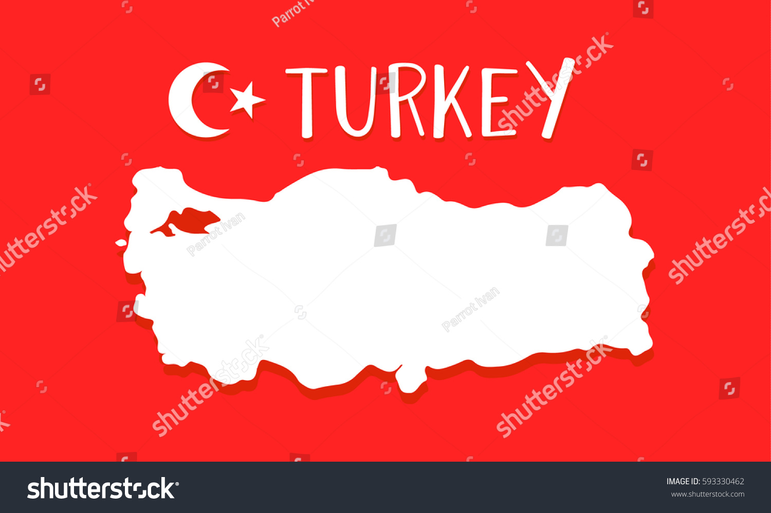 Turkey Symbols Vector Illustration Stock Vector (Royalty Free ...