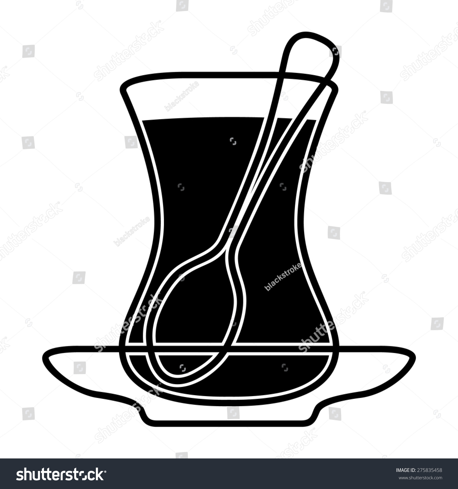 Turkish Tea Vector Icon Stock Vector (Royalty Free) 275835458