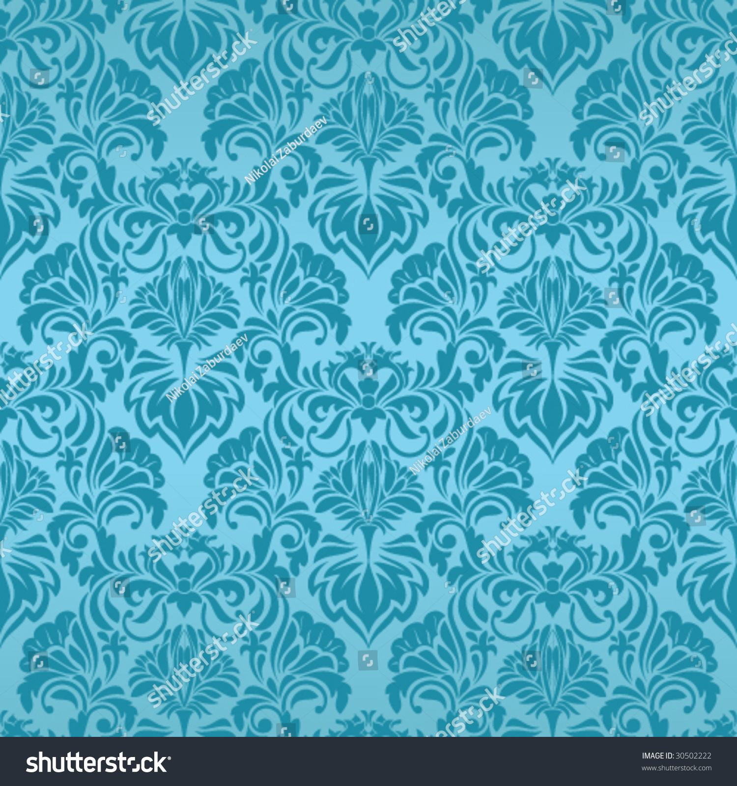 Turquoise Seamless Stock Vector (Royalty Free) 30502222 | Shutterstock