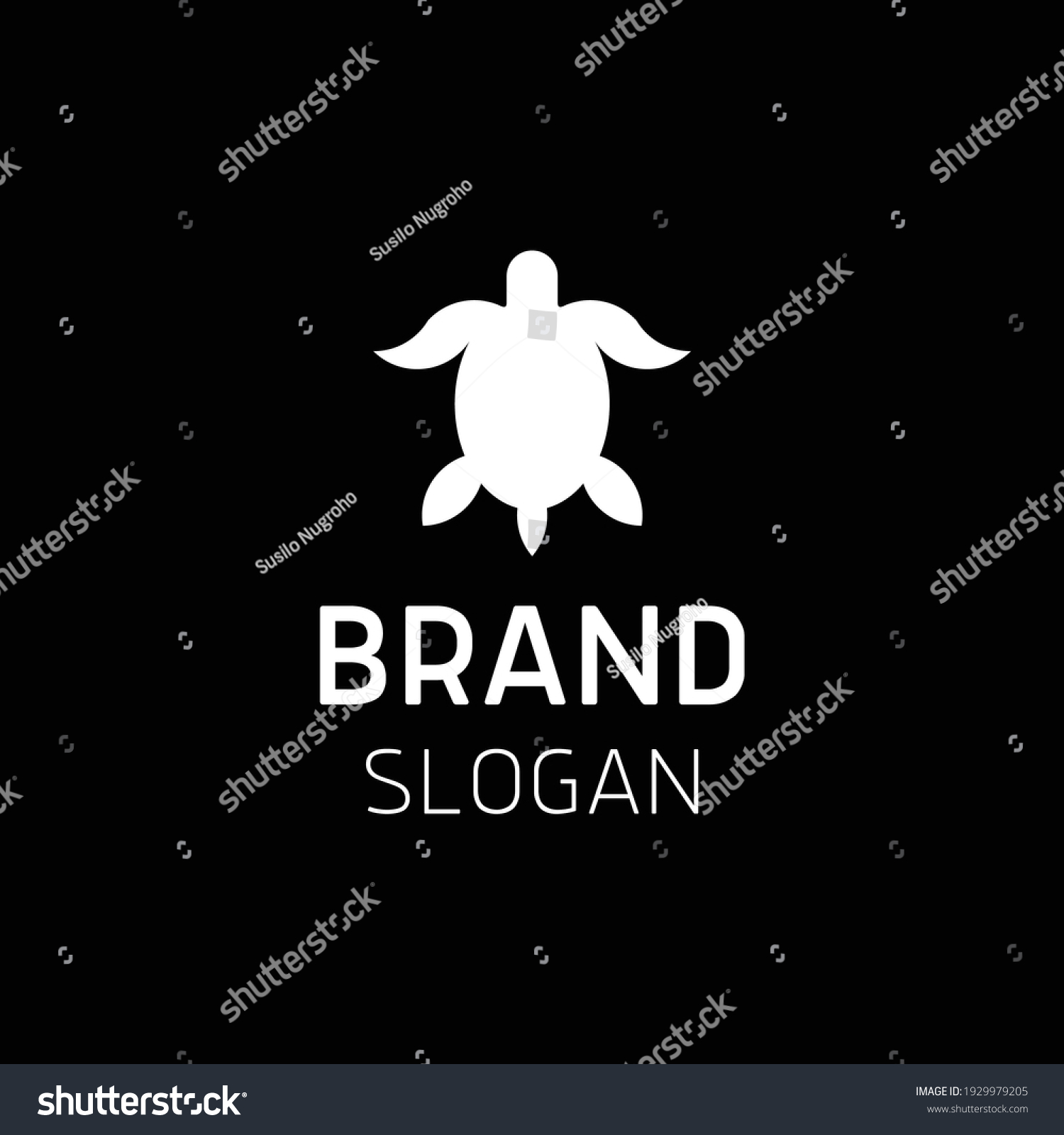 Turtle Logo Inspiration Vector Template Stock Vector (Royalty Free ...