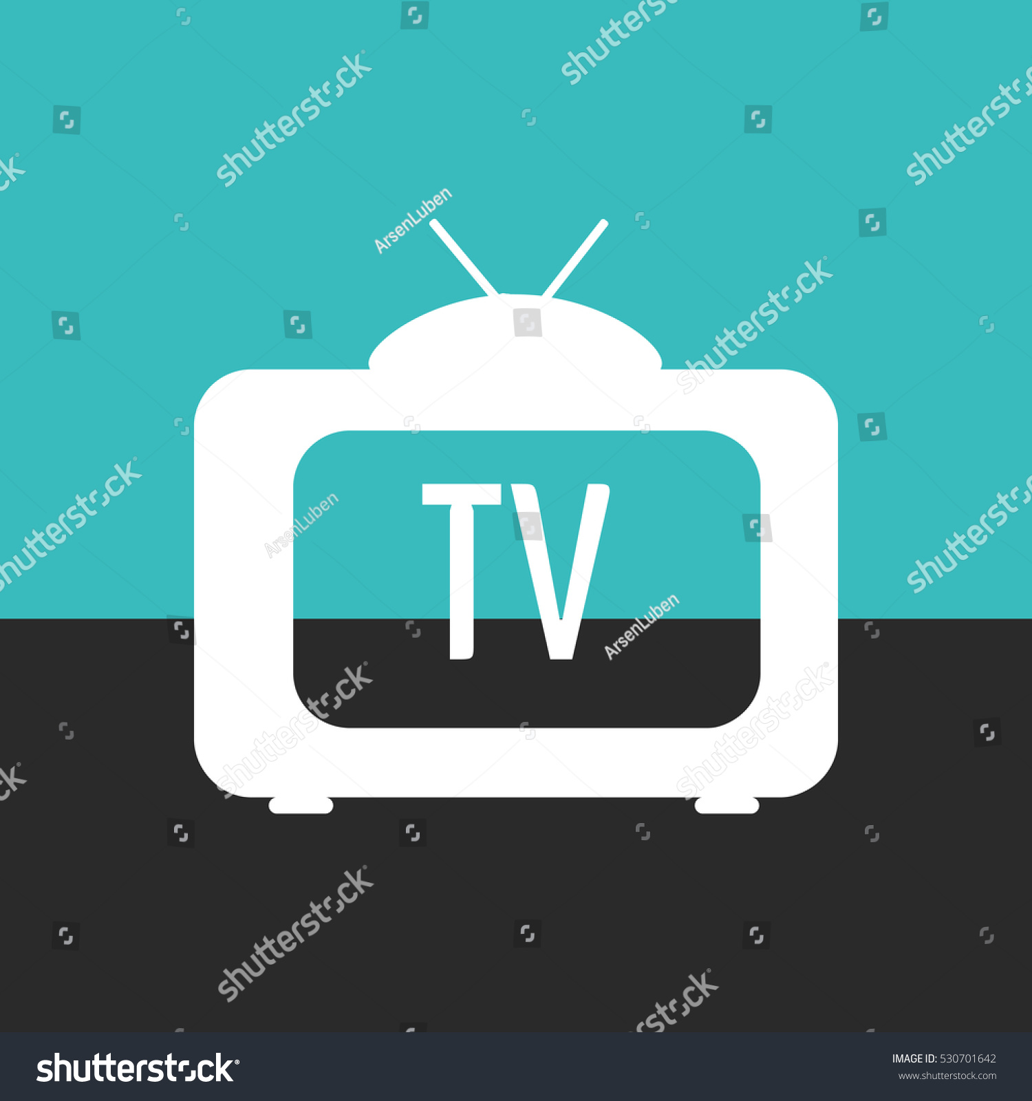 Tv Icon Stock Vector (Royalty Free) 530701642 | Shutterstock