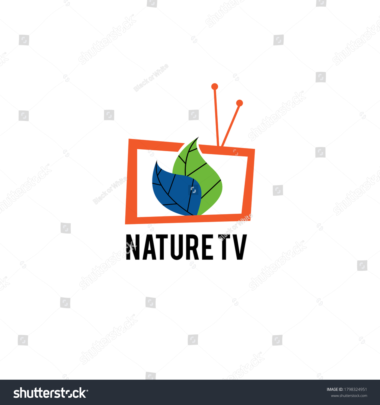 Tv Logo Vector Television Screen Logo Stock Vector (Royalty Free ...