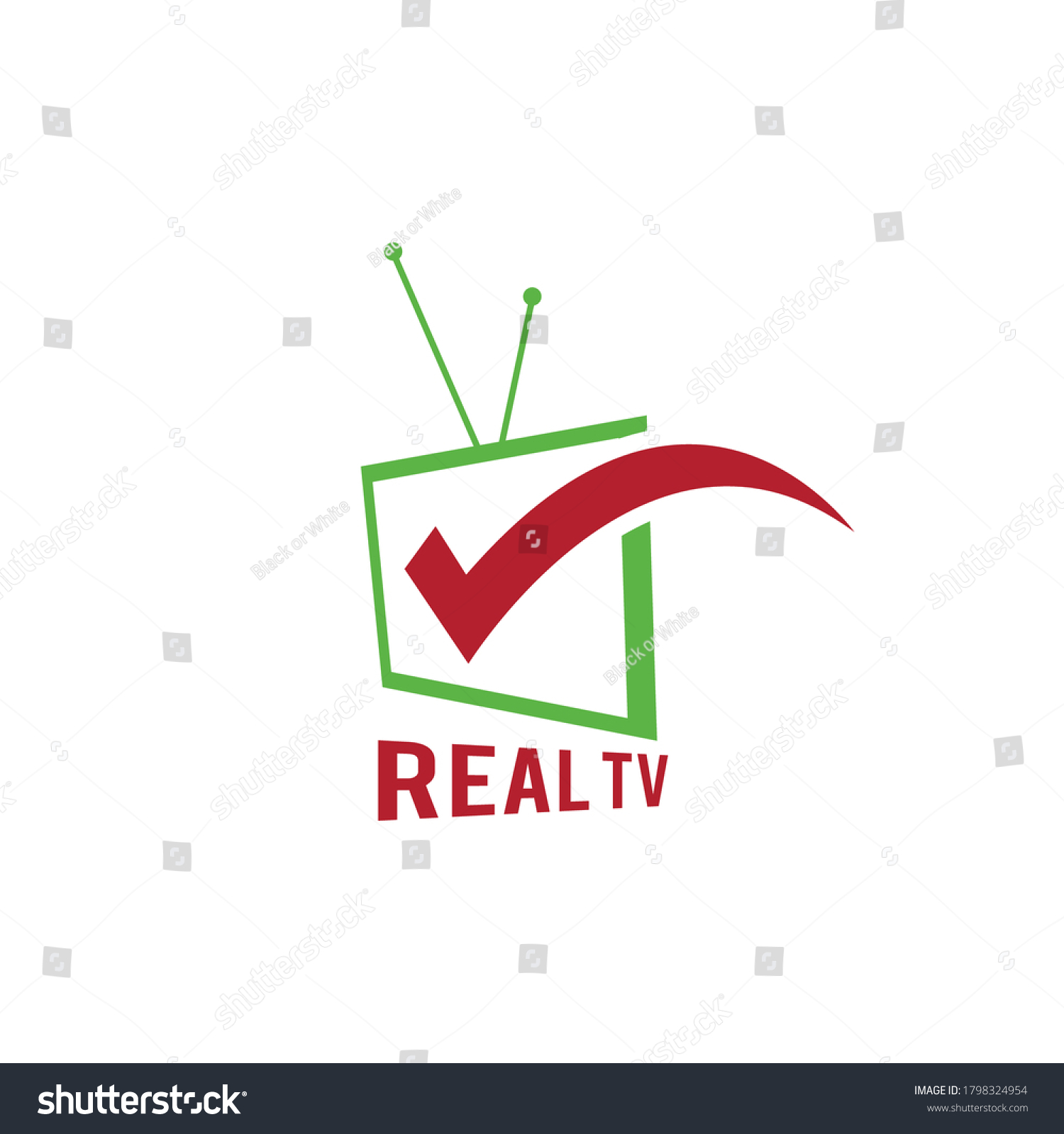 Tv Logo Vector Television Screen Logo Stock Vector (Royalty Free ...