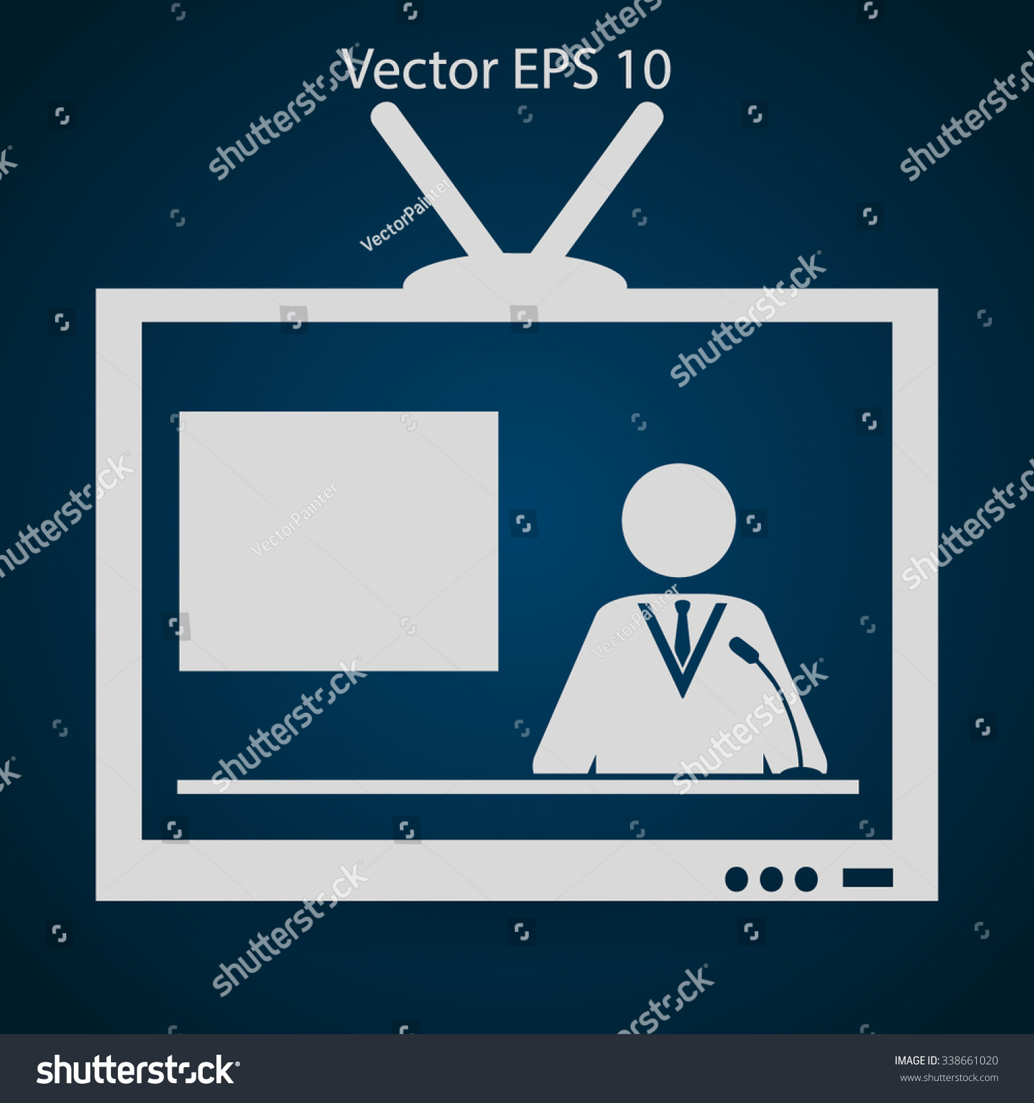 Tv Program Leading Picture Stock Vector (Royalty Free) 338661020 ...