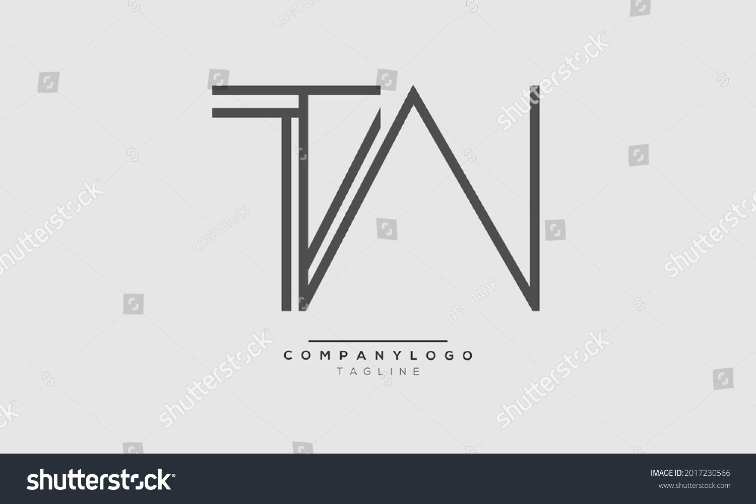 Tw Initials Monogram Letter Text Alphabet Stock Vector (Royalty Free ...