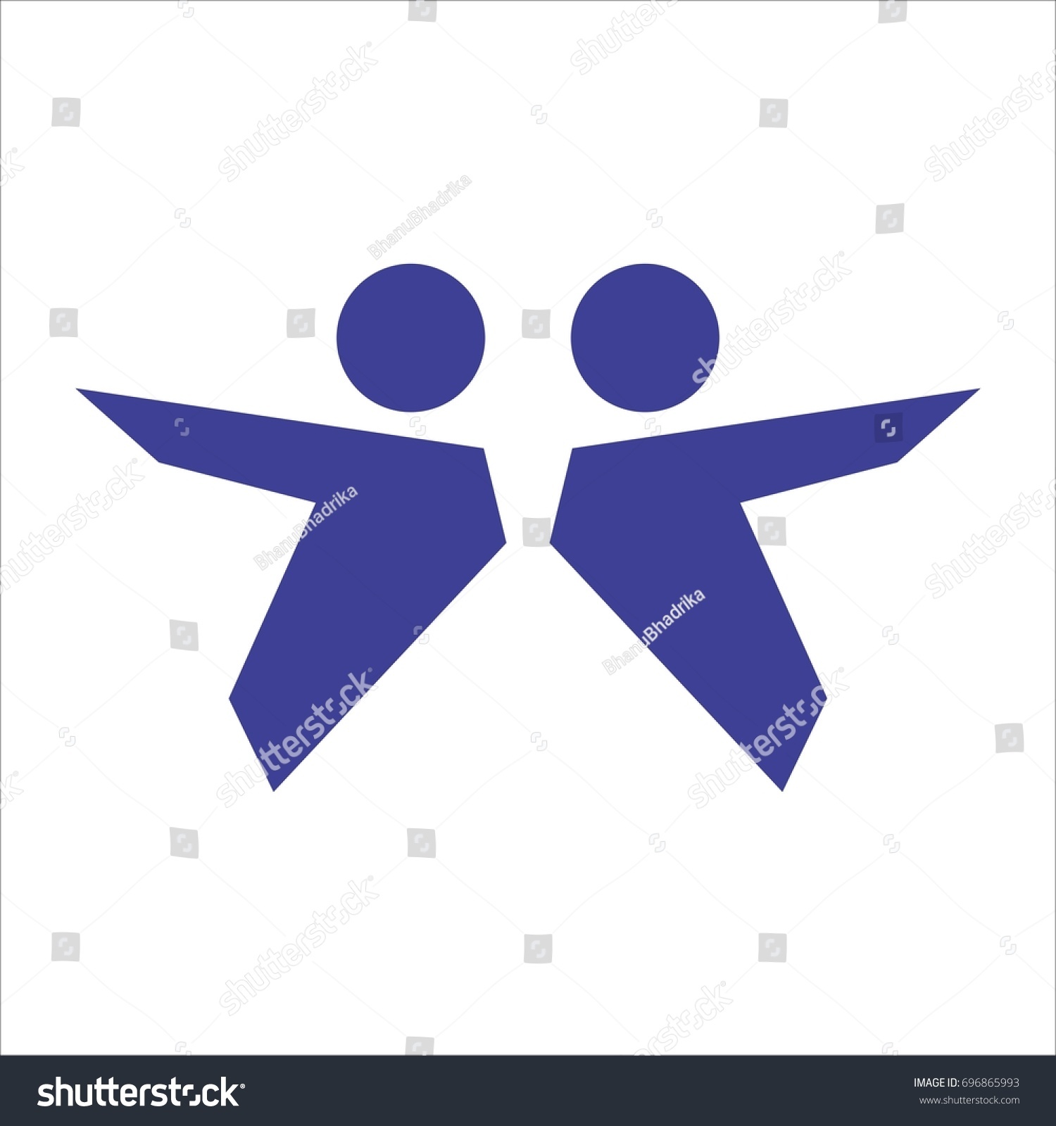 Twin Logo Stock Vector (Royalty Free) 696865993 | Shutterstock