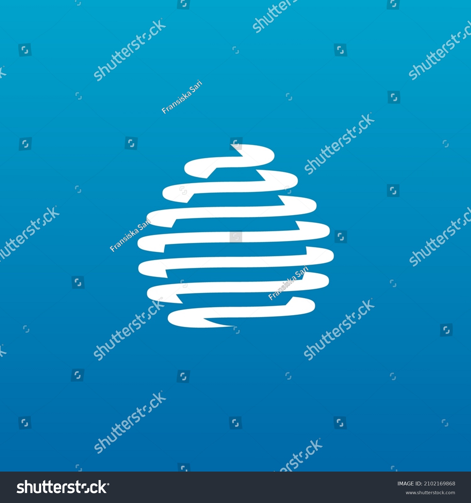 Twist Drop Water Logo Design Vector Stock Vector (Royalty Free ...