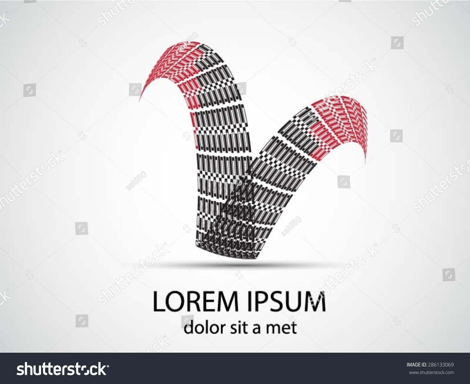 Twist Logo Design Vector Illustration Stock Vector (Royalty Free) 286133069