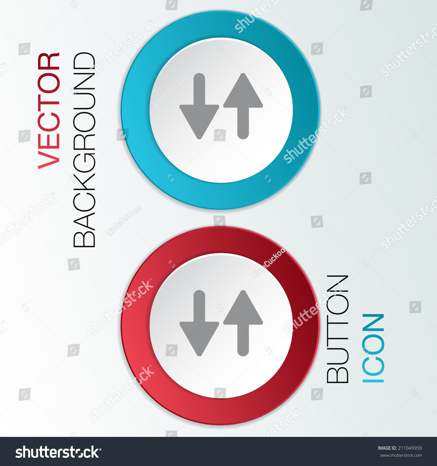 Two Arrow Sign Stock Vector (Royalty Free) 211049959 | Shutterstock