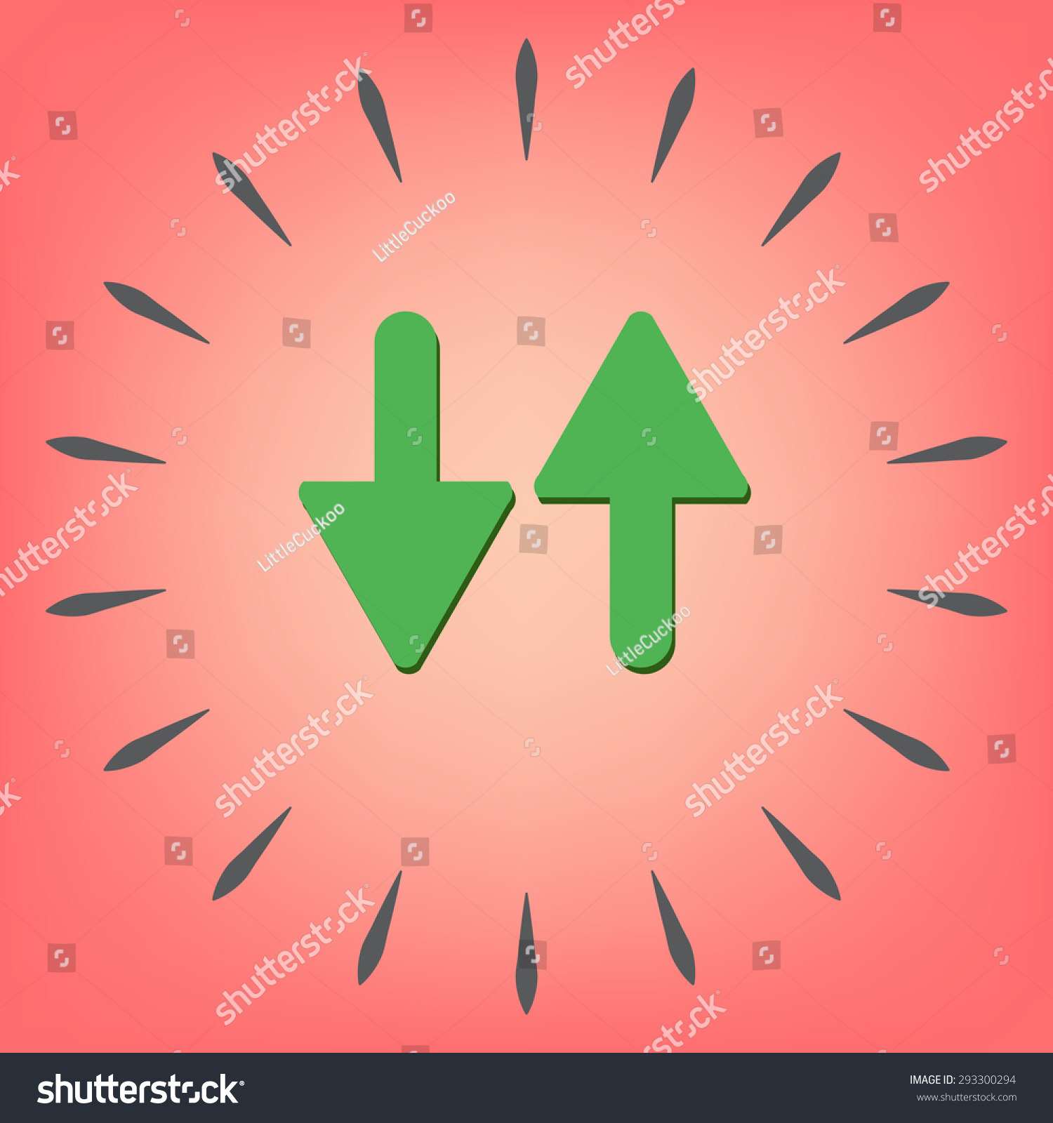 Two Arrow Sign Reload Symbol: vetor stock (livre de direitos) 293300294 ...
