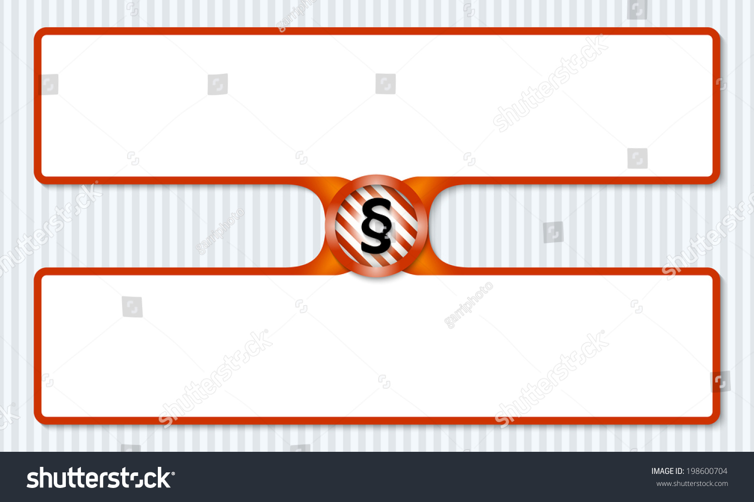Two Boxes Entering Text Paragraph Stock Vector (Royalty Free) 198600704