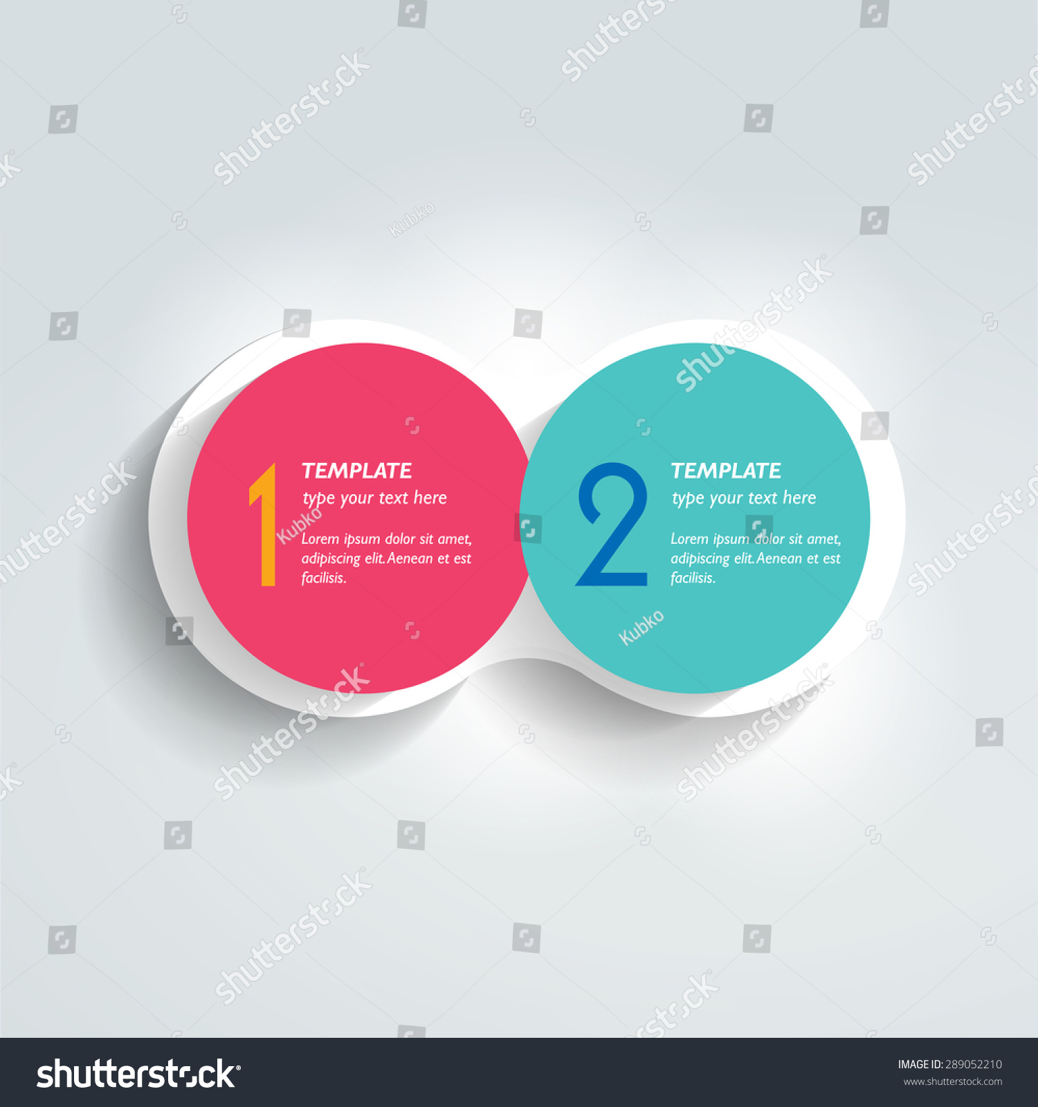 Two Elements Chart Scheme Diagram Infographic: เวกเตอร์สต็อก (ปลอดค่า ...