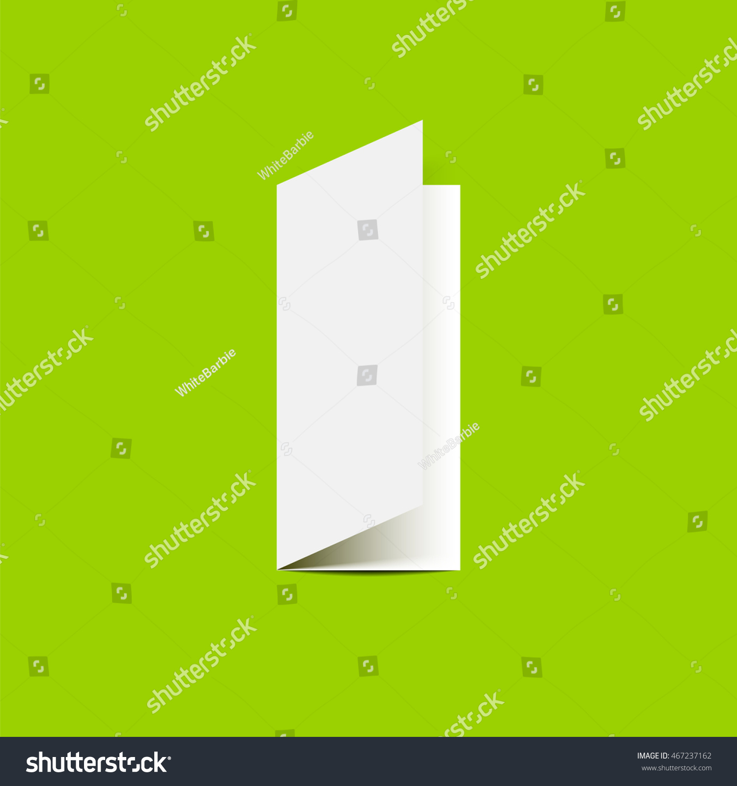 Twofold Brochure Leaflet Vector Illustration Stock Vector (Royalty Free ...