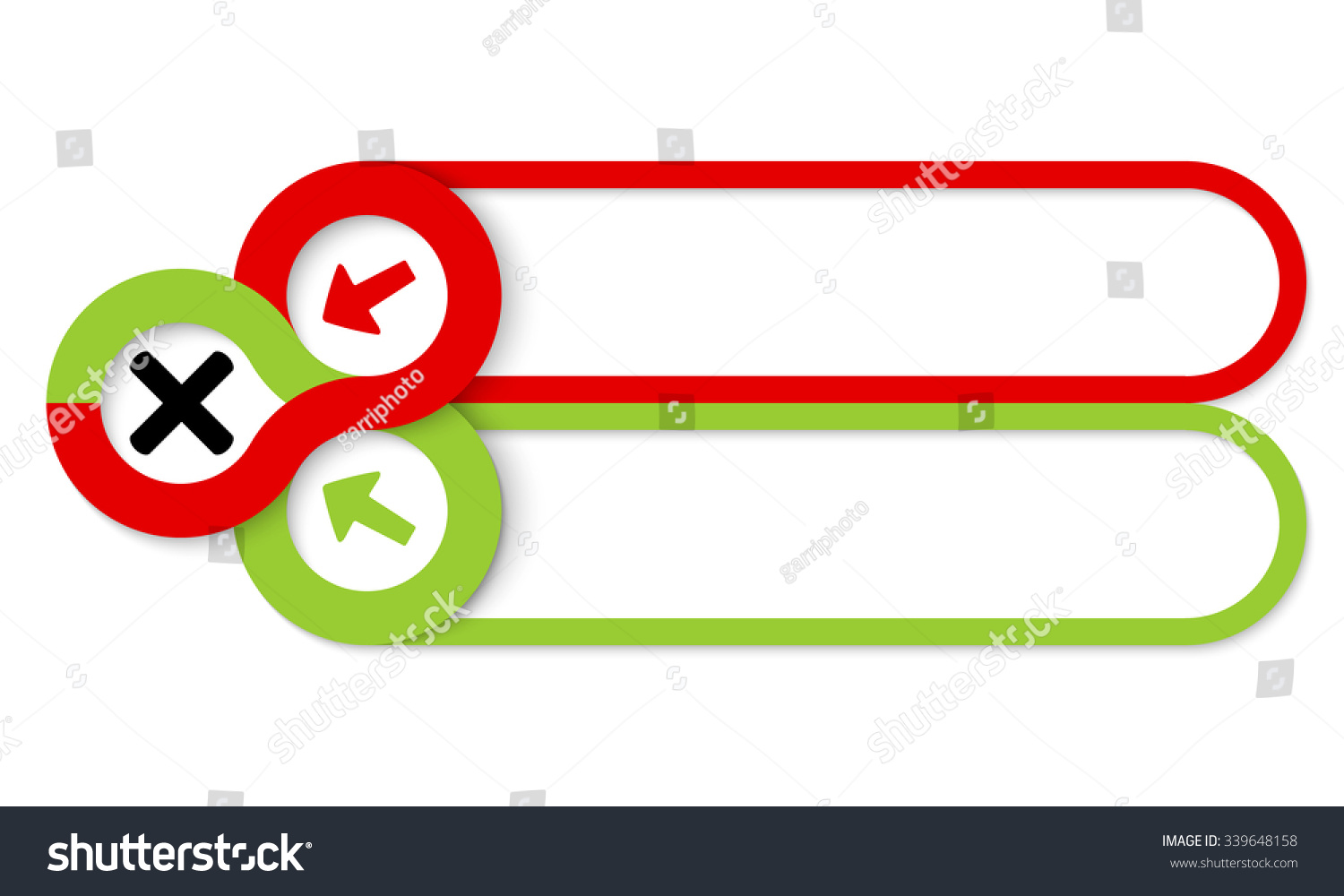 Two Frames Your Text Multiplication Symbol Stock Vector (Royalty Free ...