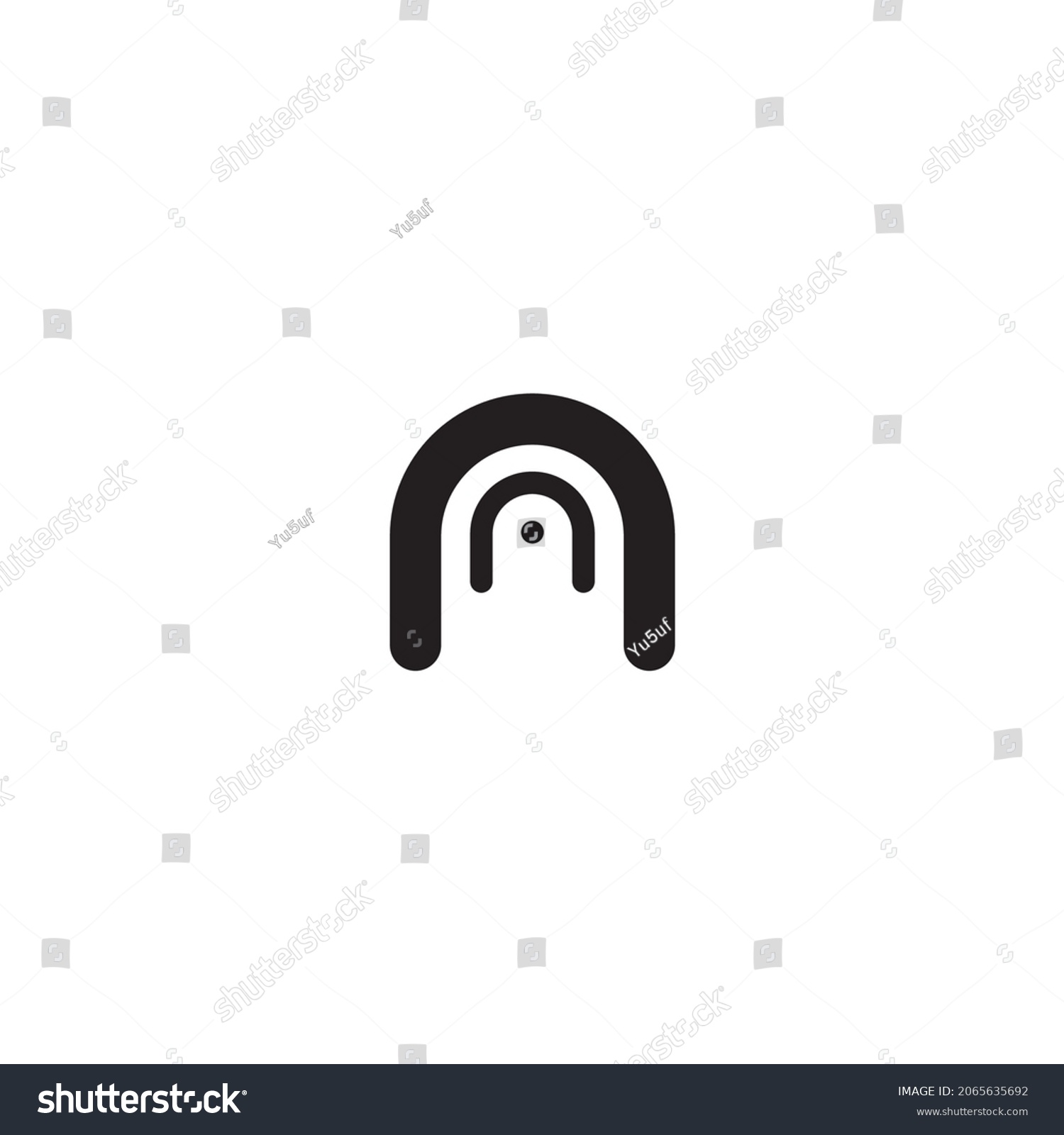 Two Letter Simple Symbol Logo Vector Stock Vector (Royalty Free ...