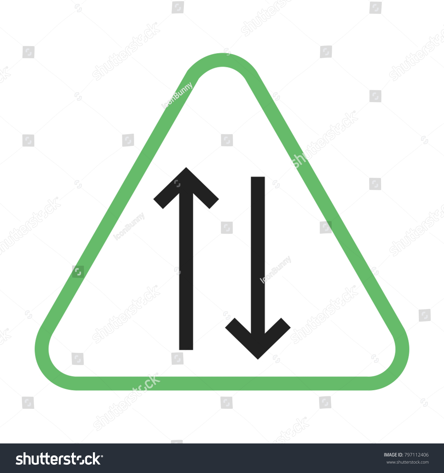 Two Way Lane Stock Vector (Royalty Free) 797112406 | Shutterstock
