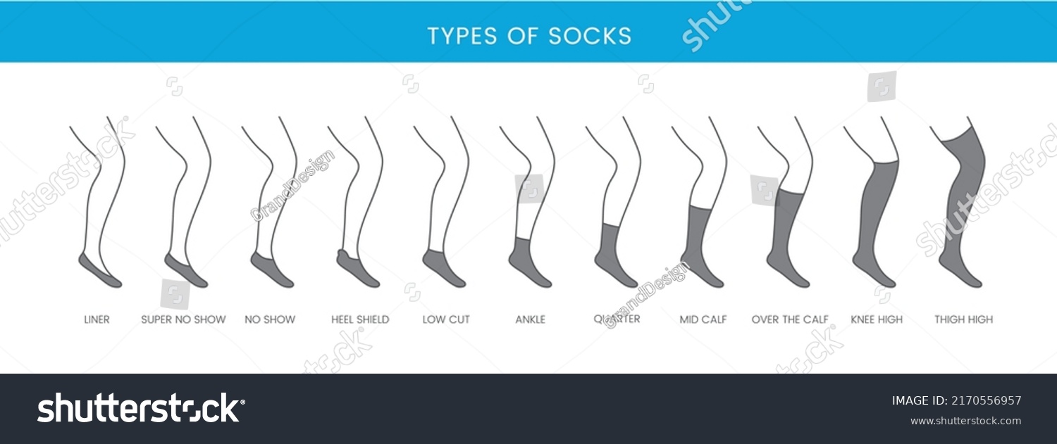 Types Socks Linear Vector Icon Stock Vector (Royalty Free) 2170556957 ...