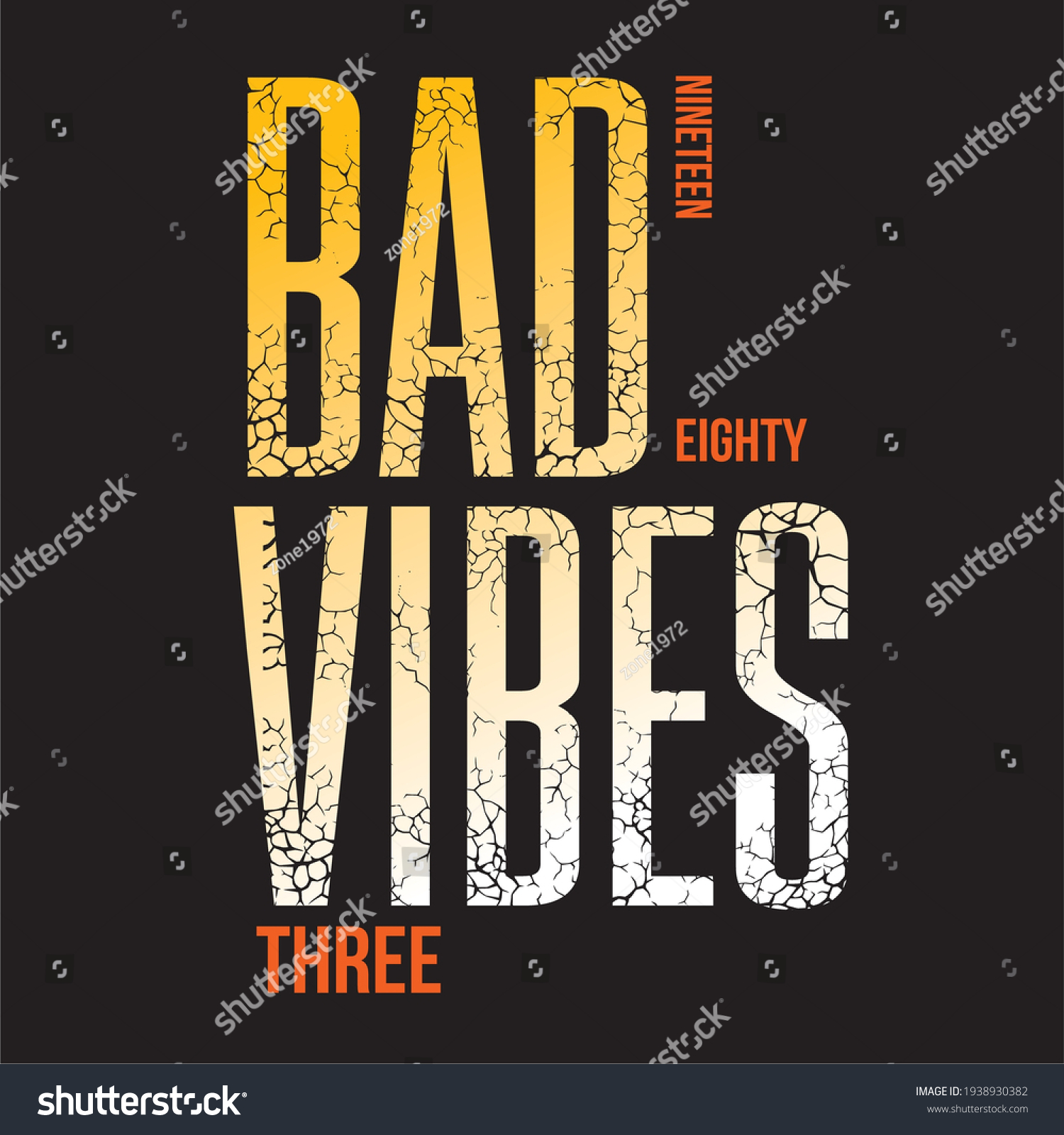 Typography Lettering Poster Vector Design Concept: vetor stock (livre ...