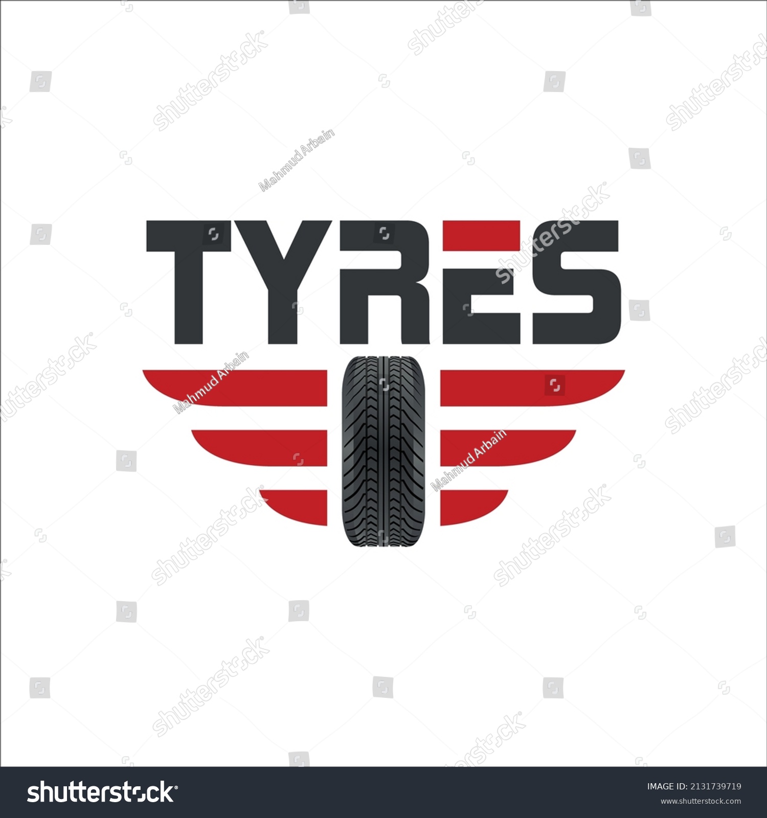 Tyres Logo Design Tire Vector Template Stock Vector (Royalty Free ...