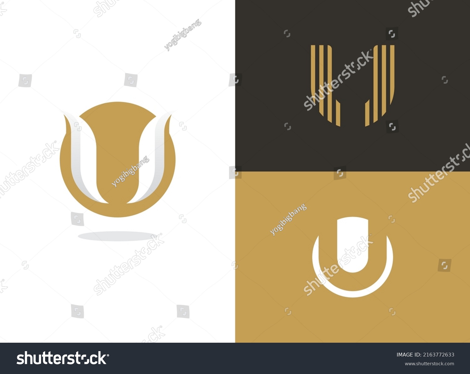 U Logo Design Template Creative U Stock Vector (Royalty Free ...