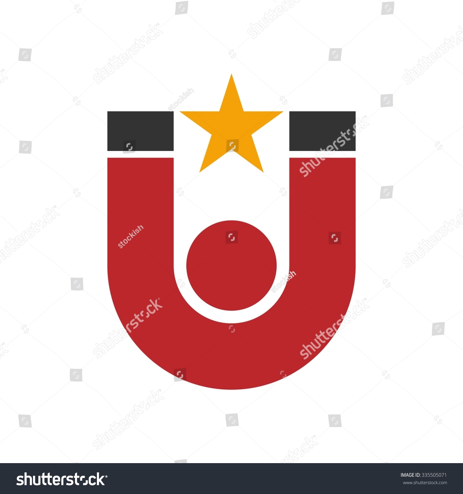 U Magnetic Logo Template Logo Vector Stock Vector (Royalty Free ...
