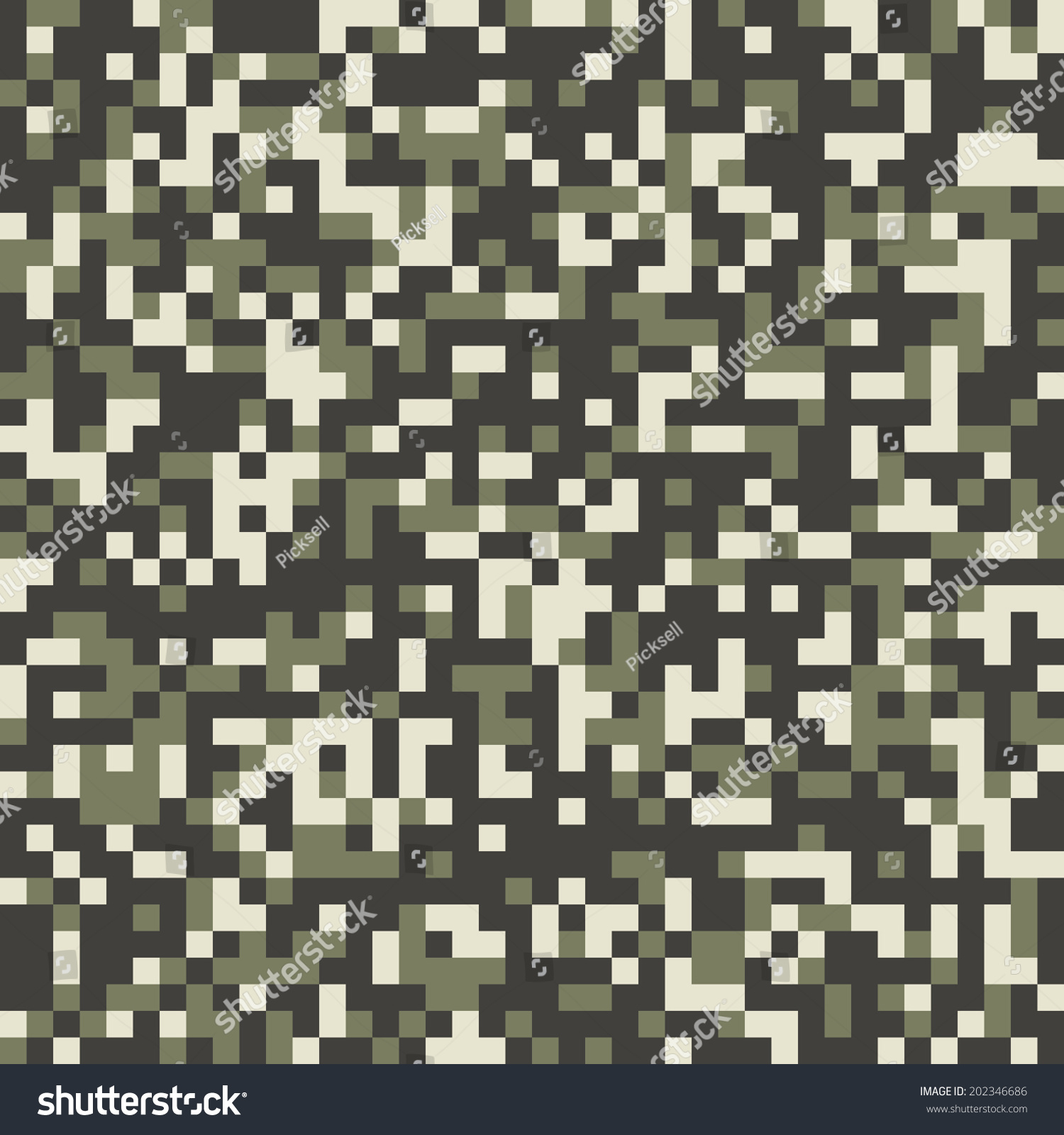 Us Army Seamless Digital Camo Pattern: vector de stock (libre de ...