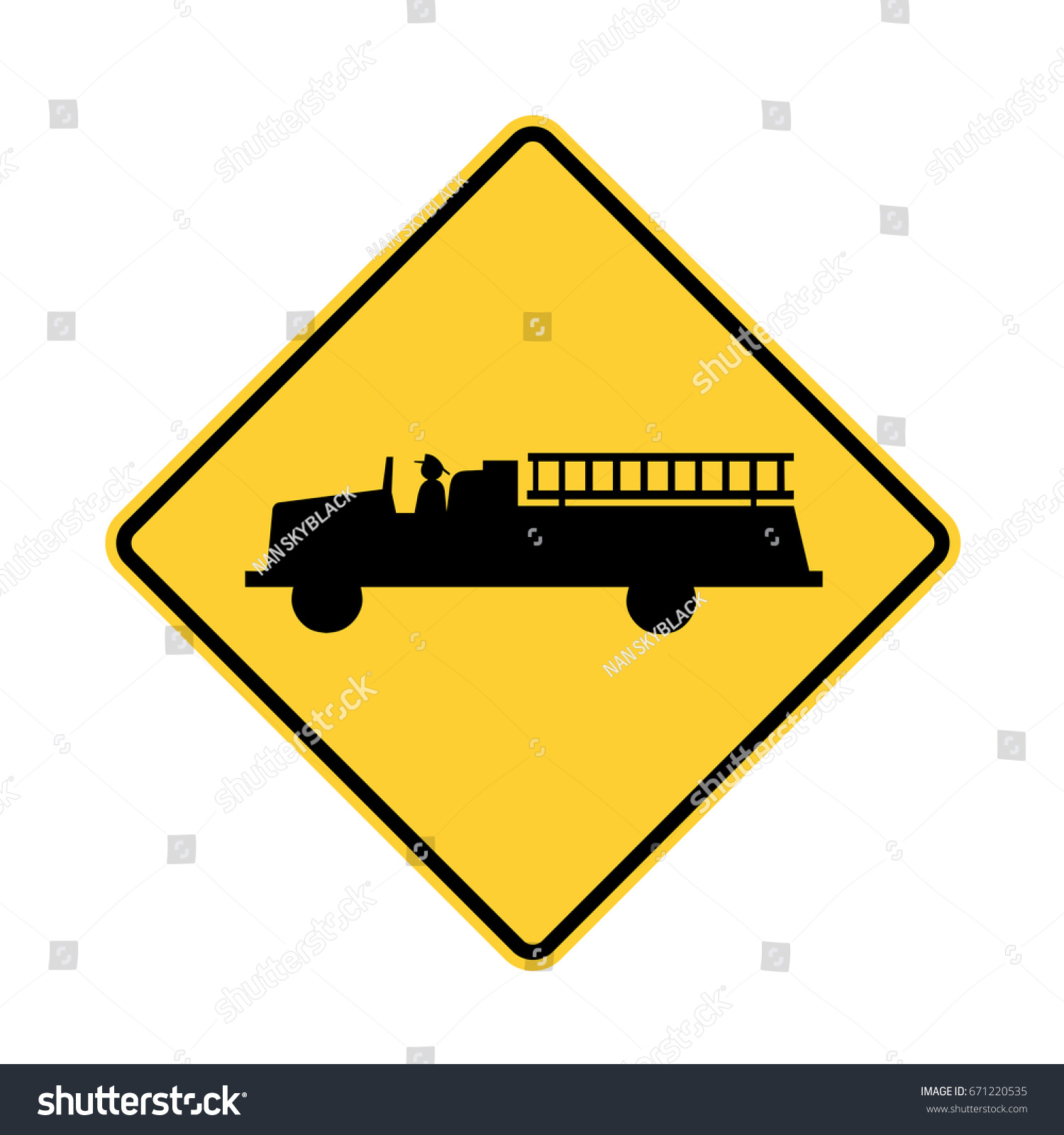 2,594 Firetruck sign Images, Stock Photos & Vectors | Shutterstock