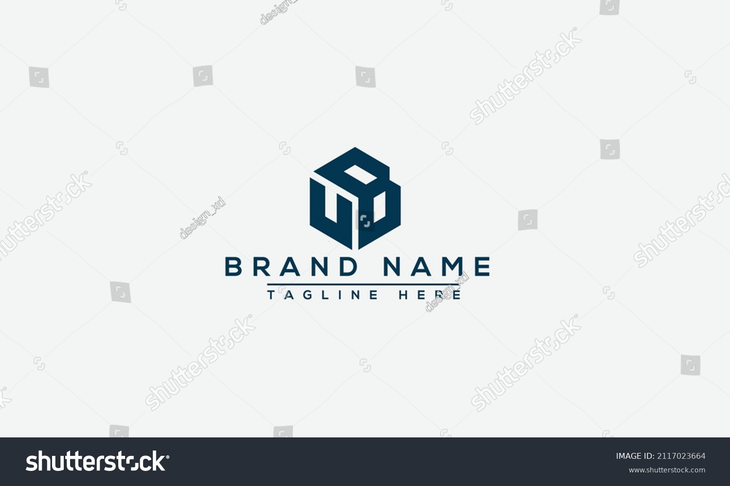 Ub Logo Design Template Vector Graphic Stock Vector (Royalty Free ...