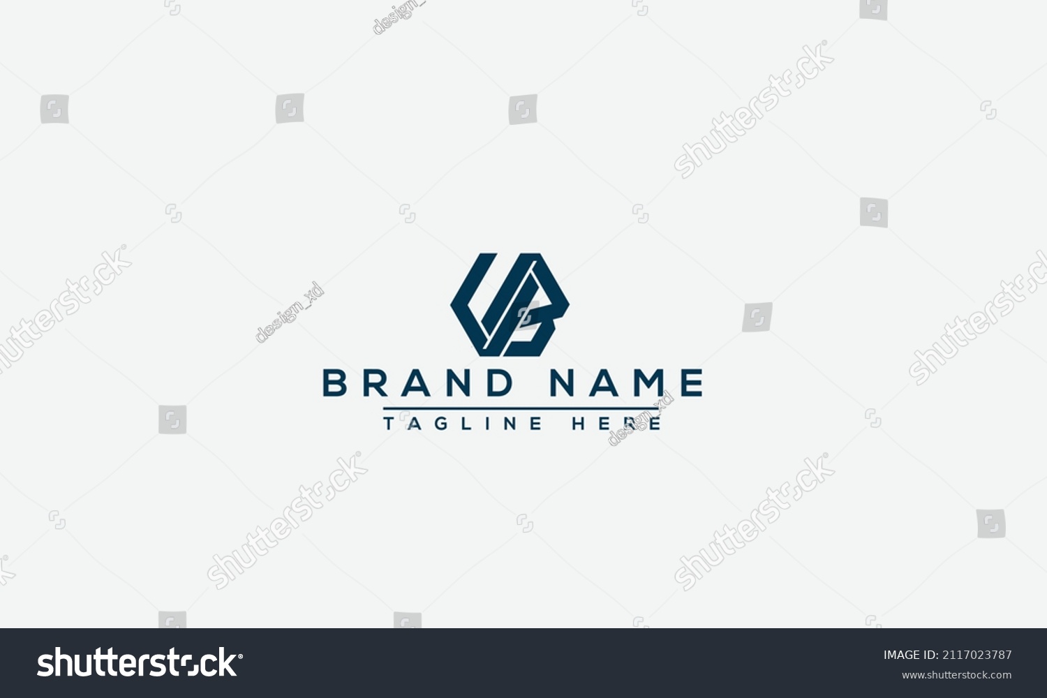 Ub Logo Design Template Vector Graphic Stock Vector (Royalty Free ...