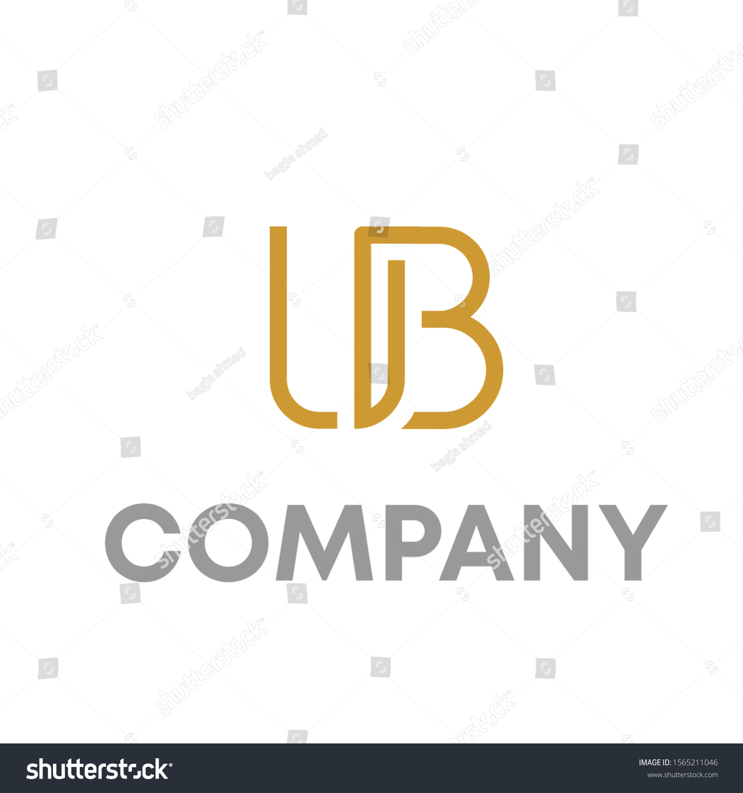 Ub Logo Vector Design Template Sign: เวกเตอร์สต็อก (ปลอดค่าลิขสิทธิ์ ...