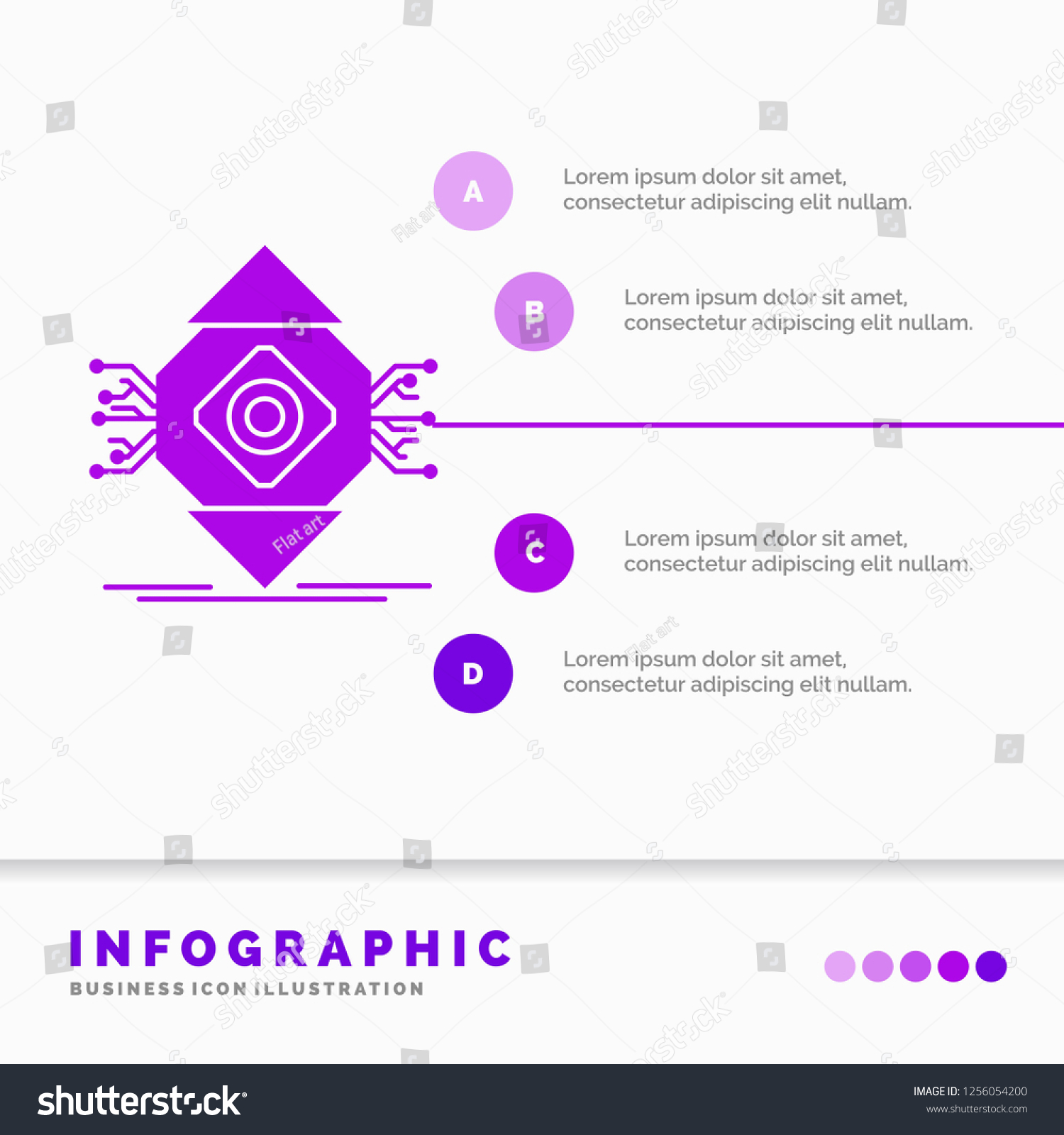 Ubicomp Computing Ubiquitous Computer Concept Infographics Stock Vector ...