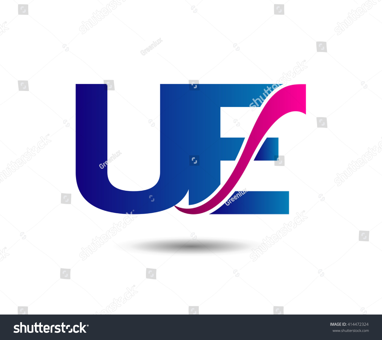 Ue Logo Stock Vector 414472324 - Shutterstock