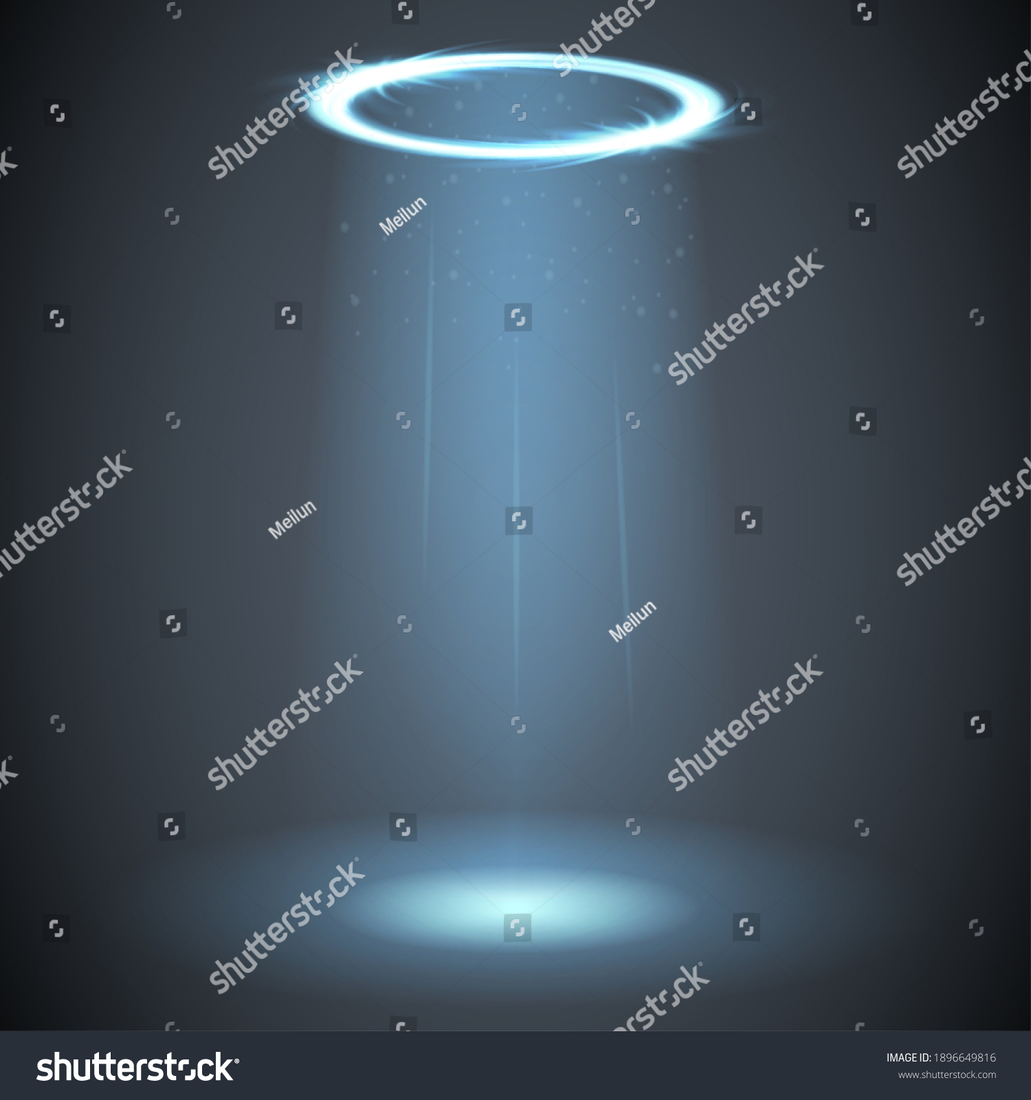 Ufo Light Effect Circle Glow Rays: เวกเตอร์สต็อก (ปลอดค่าลิขสิทธิ์ ...