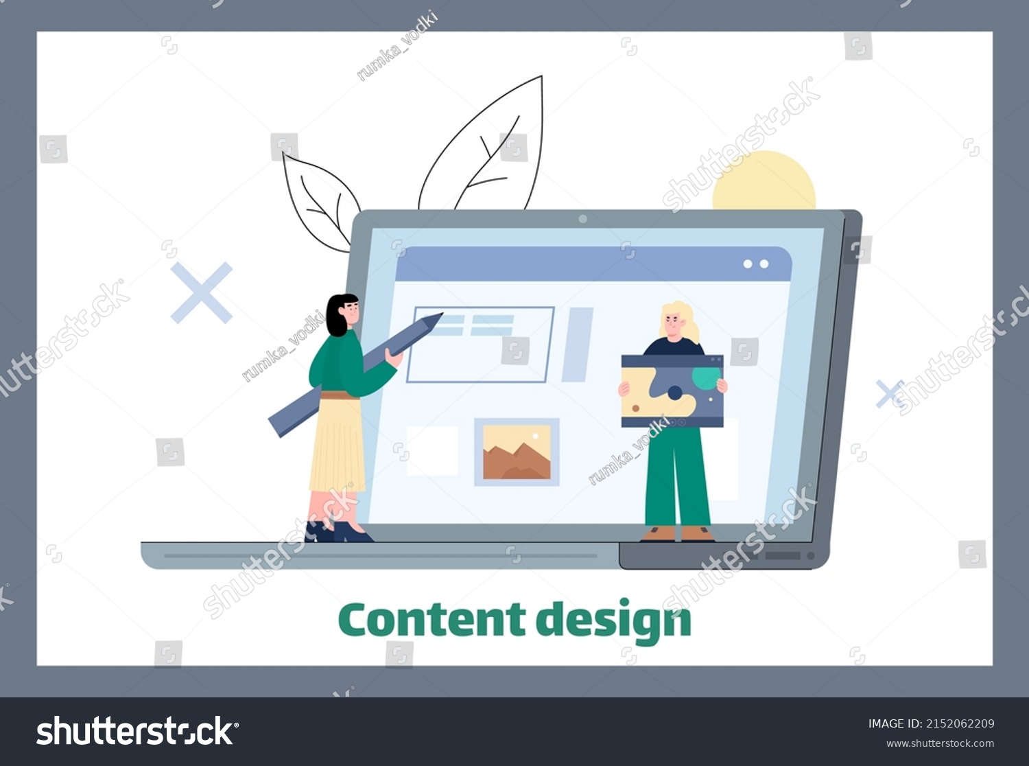 Ui Ux Analytics Research Vector Flat Stock Vector (Royalty Free ...