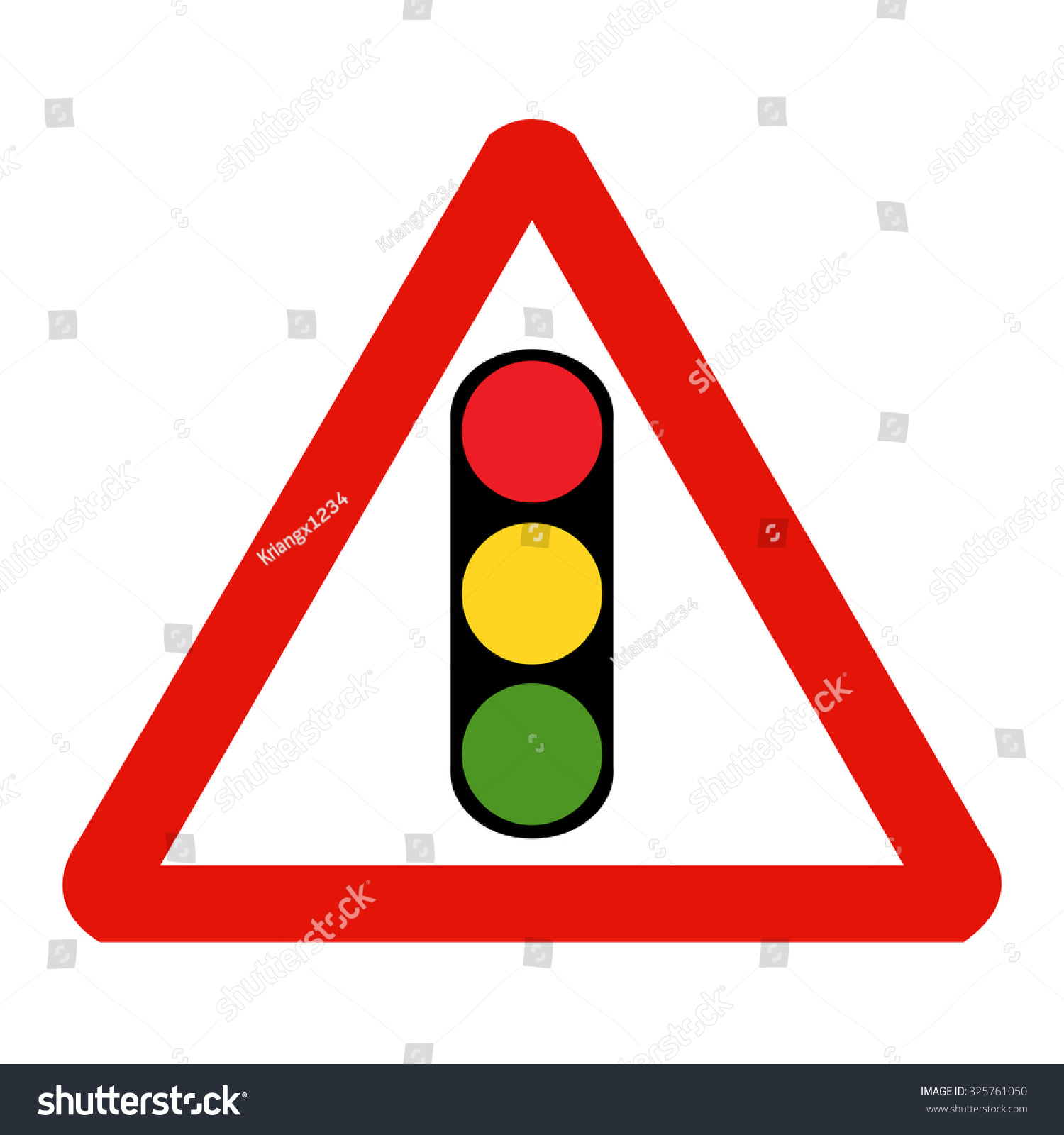 Uk Traffic Sign Stock Vector (Royalty Free) 325761050