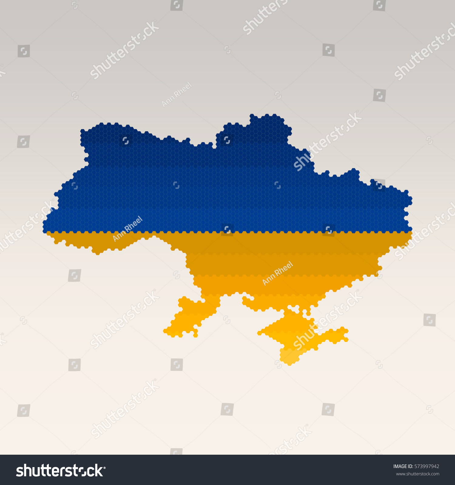 Ukraine Map Flag Stock Vector (Royalty Free) 573997942 | Shutterstock