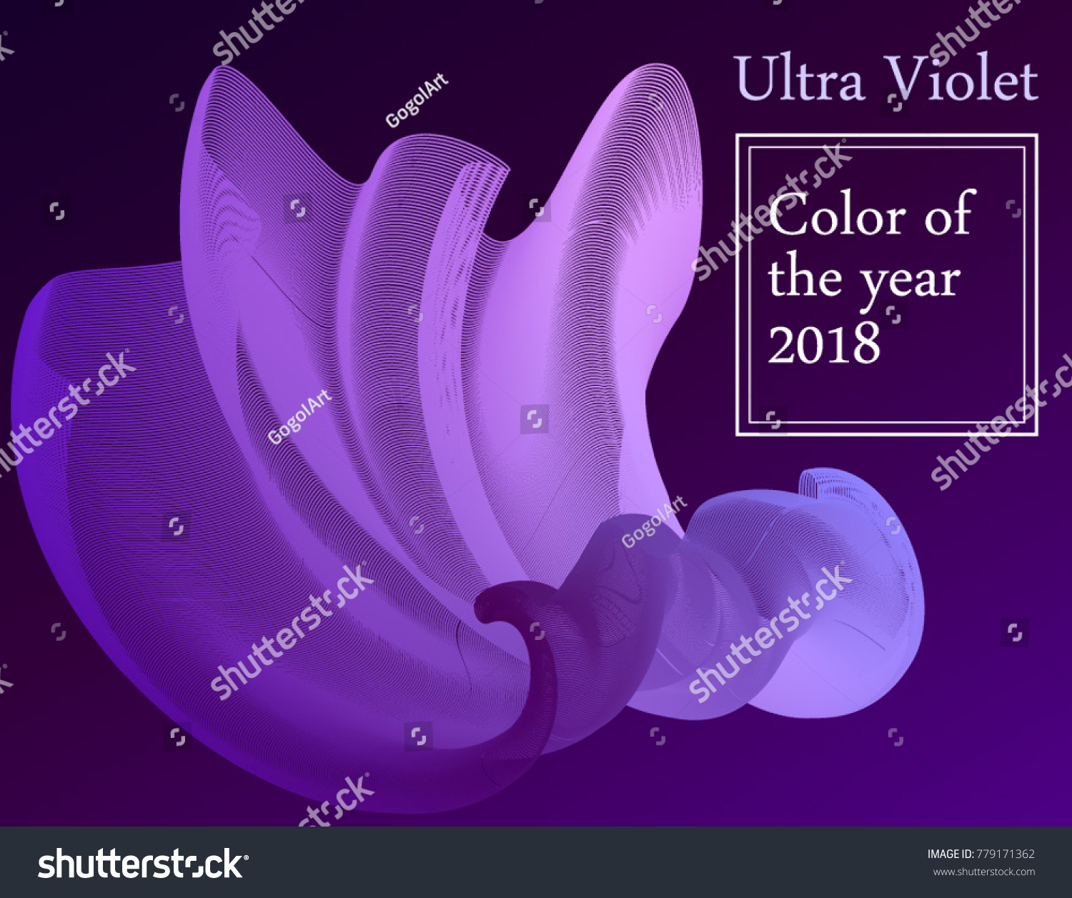 Ultra Violet Pantone Color Year 2018 Stock Vector (Royalty Free) 779171362 Ultra Violet Pantone Color Year 2018 Stock Vector (Royalty Free) 779171362