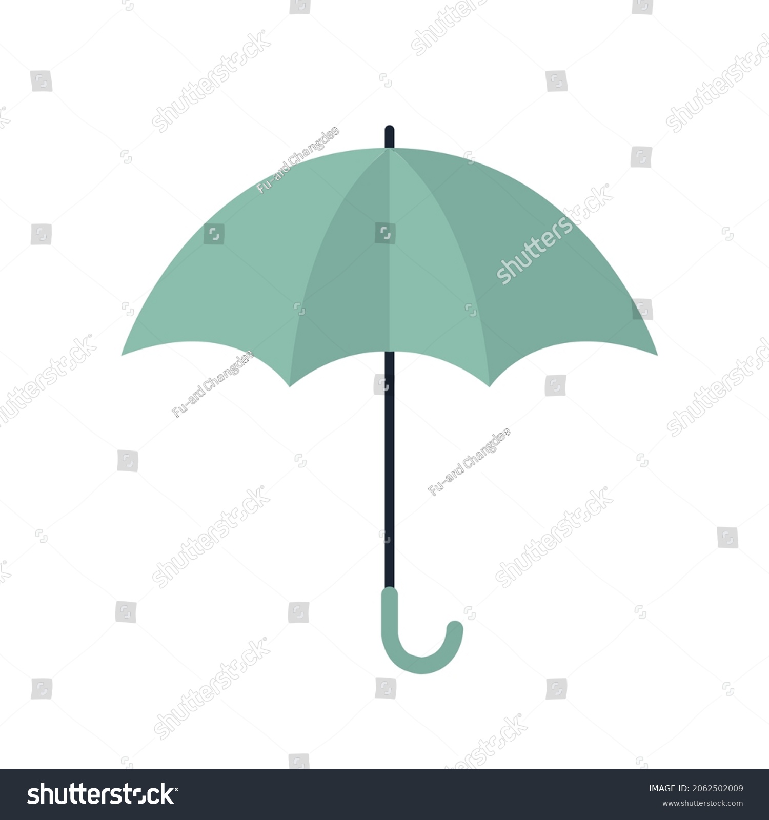 Umbrella Icons Various Colored Types Stock Vector (Royalty Free ...